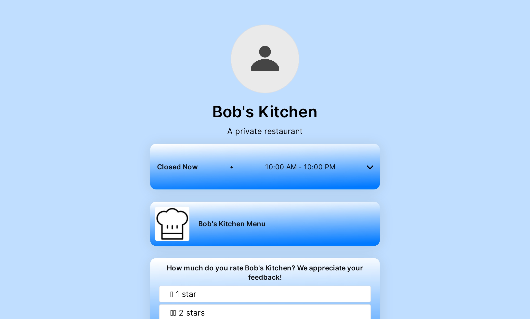 Bob's Kitchen's Flowpage