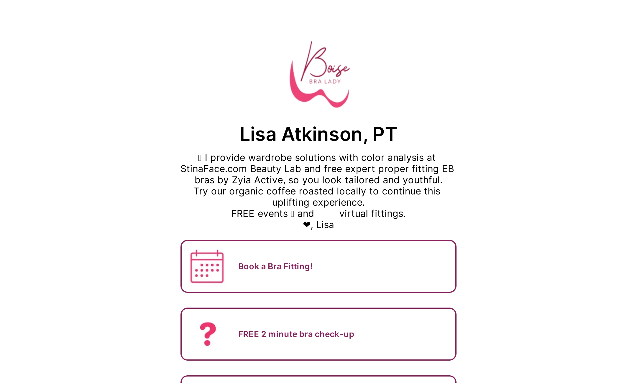 Lisa Atkinson, PT's Flowpage