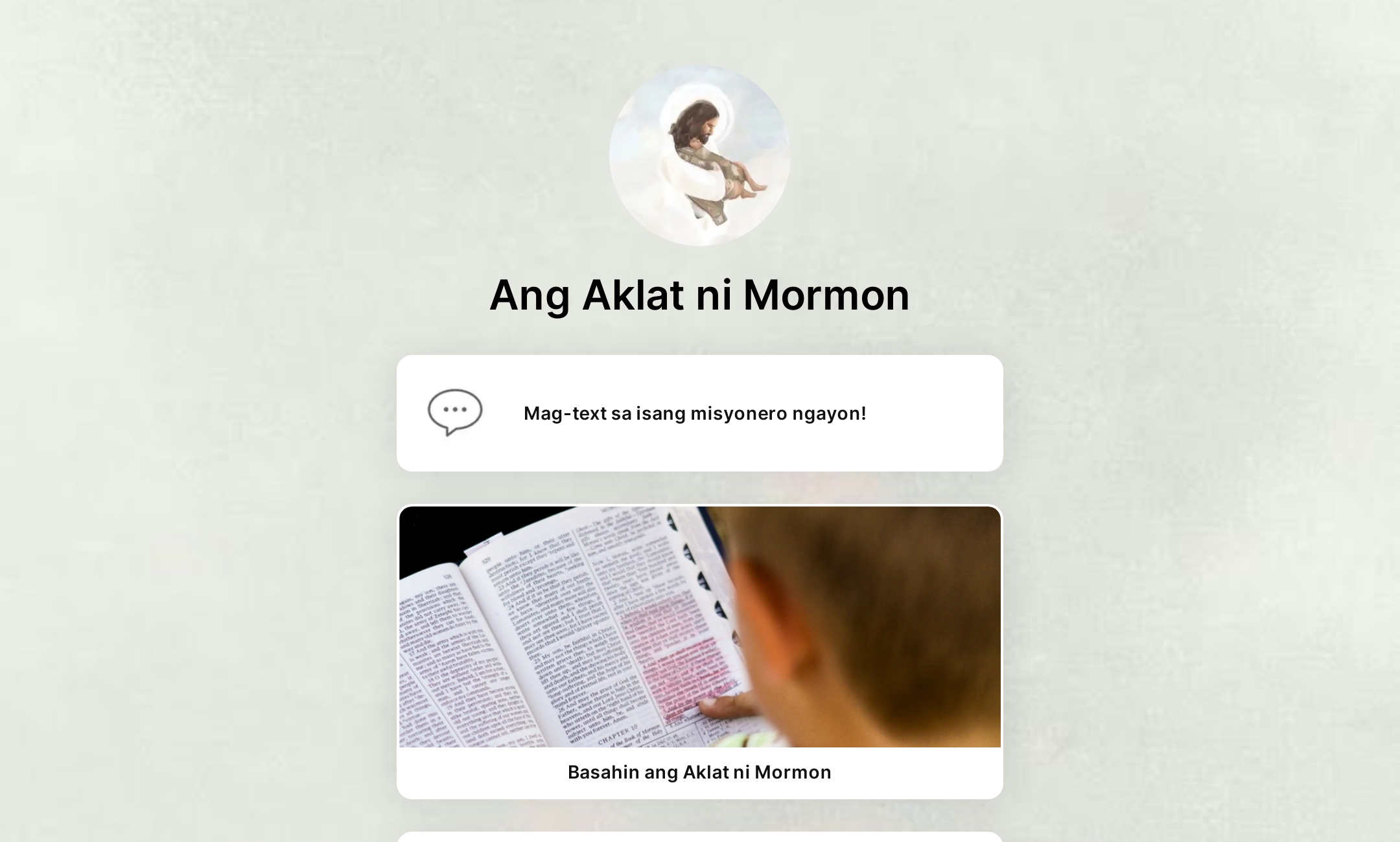 Ang Aklat ni Mormon's Flowpage