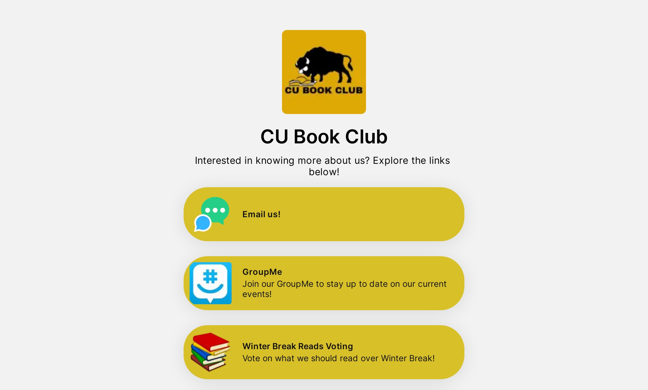 CU Book Club's Flowpage