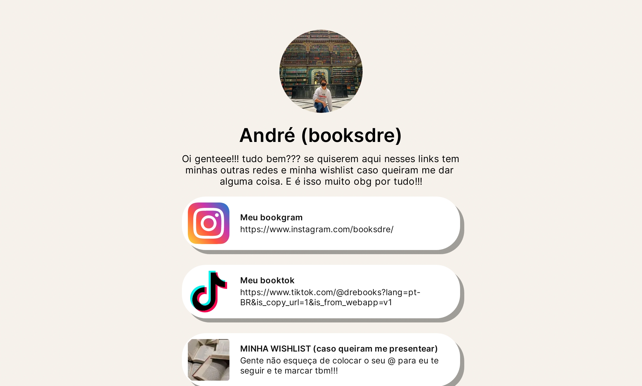 André (booksdre)'s Flowpage