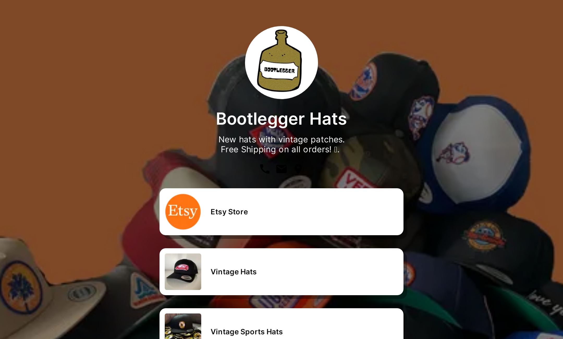 Bootlegger Hats' Flowpage