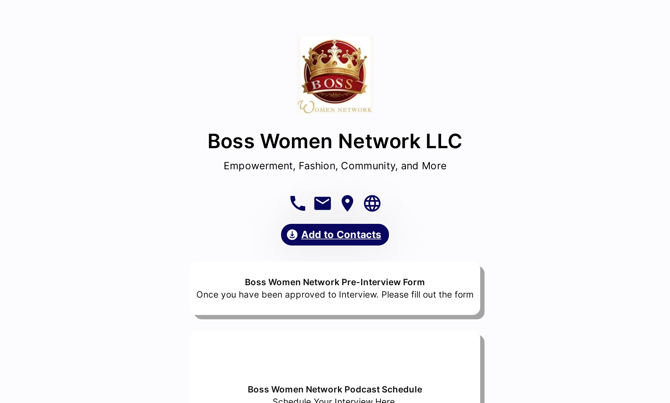 Boss Women Network LLC 's Flowpage