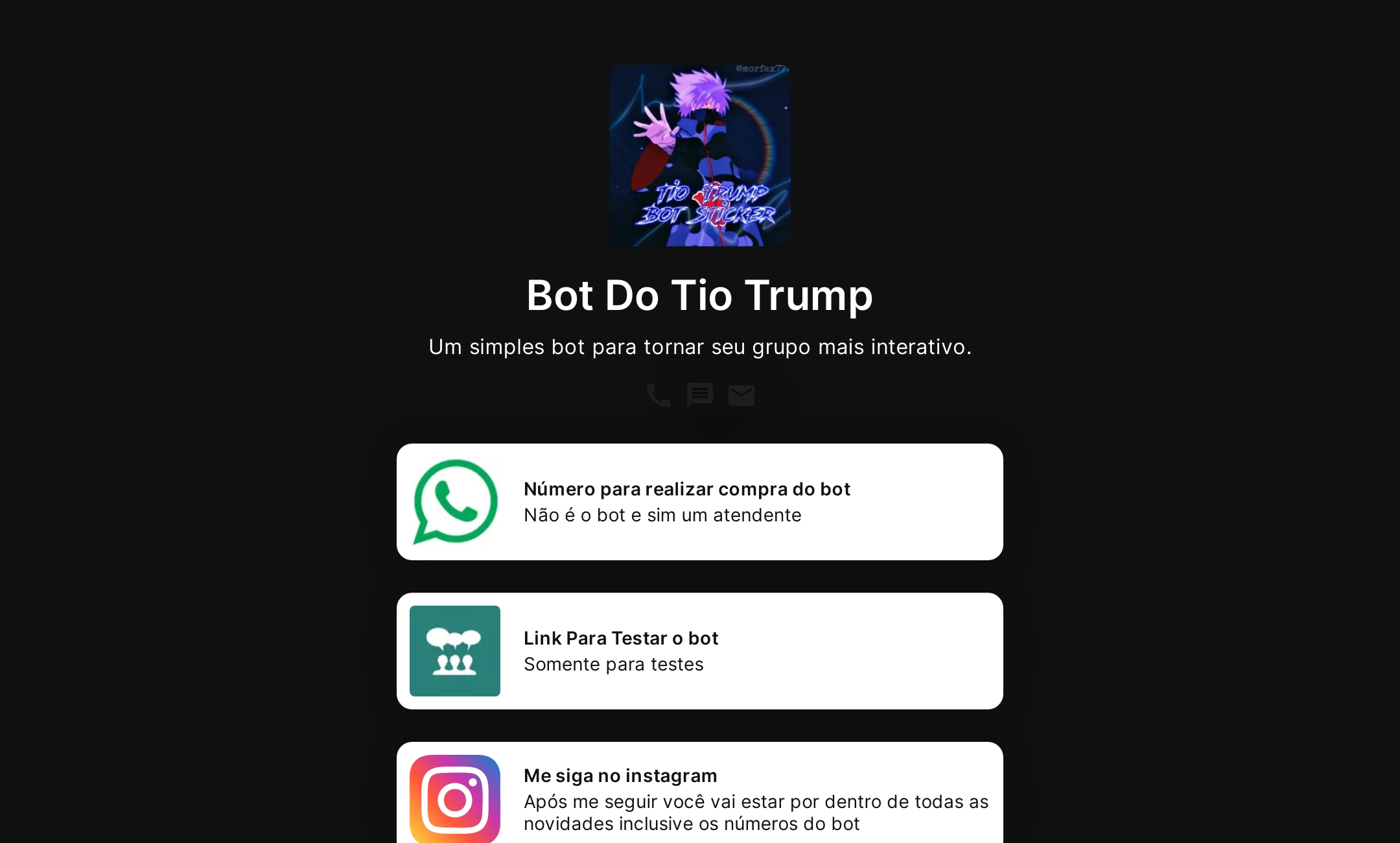 Bot Do Tio Trump's Flowpage