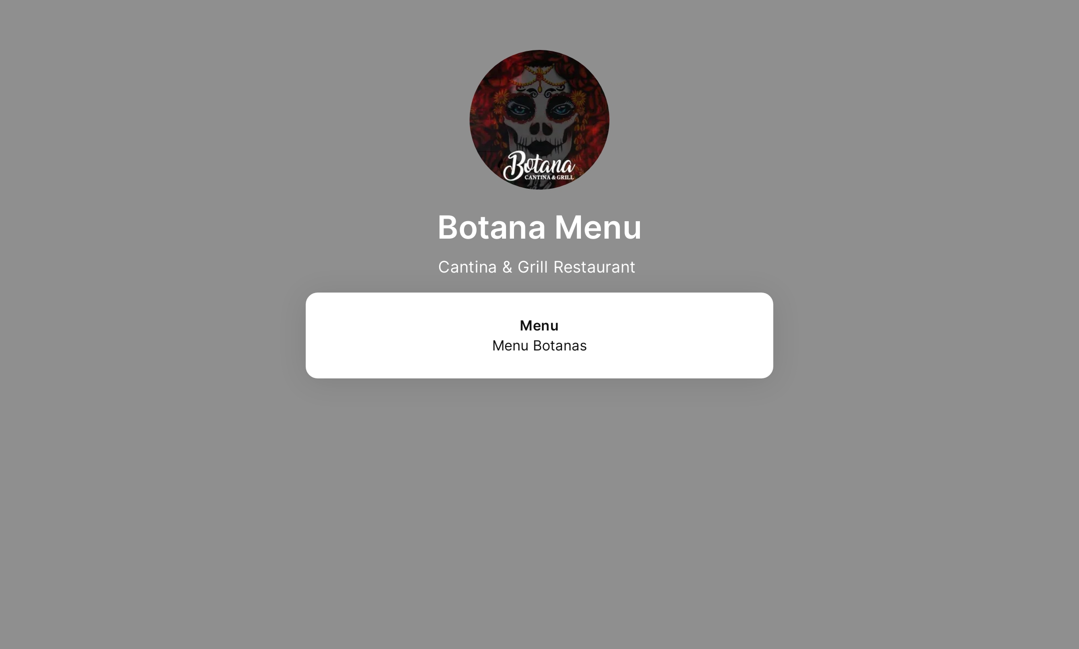 Botana Menu's Flowpage