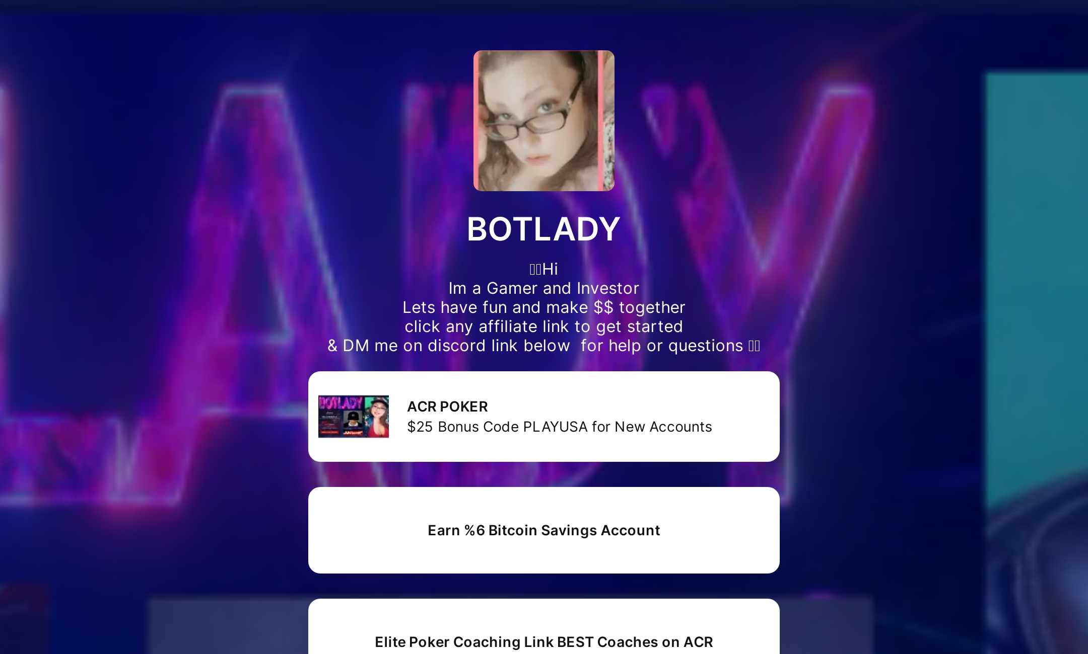 BOTLADY's Flowpage