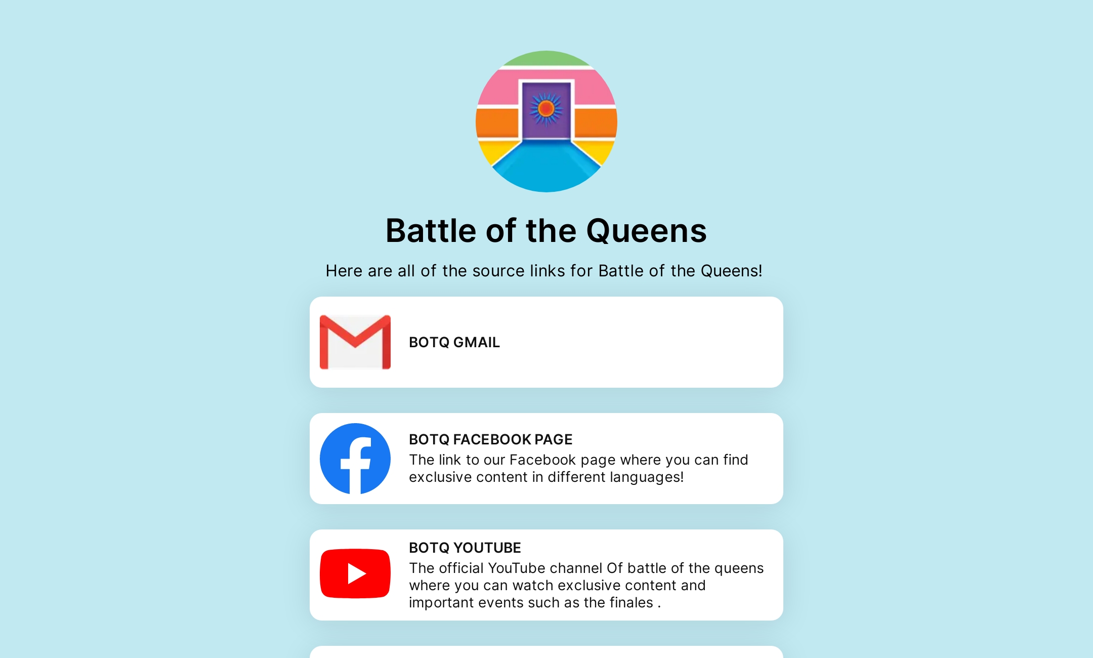 Battle of the Queens 's Flowpage