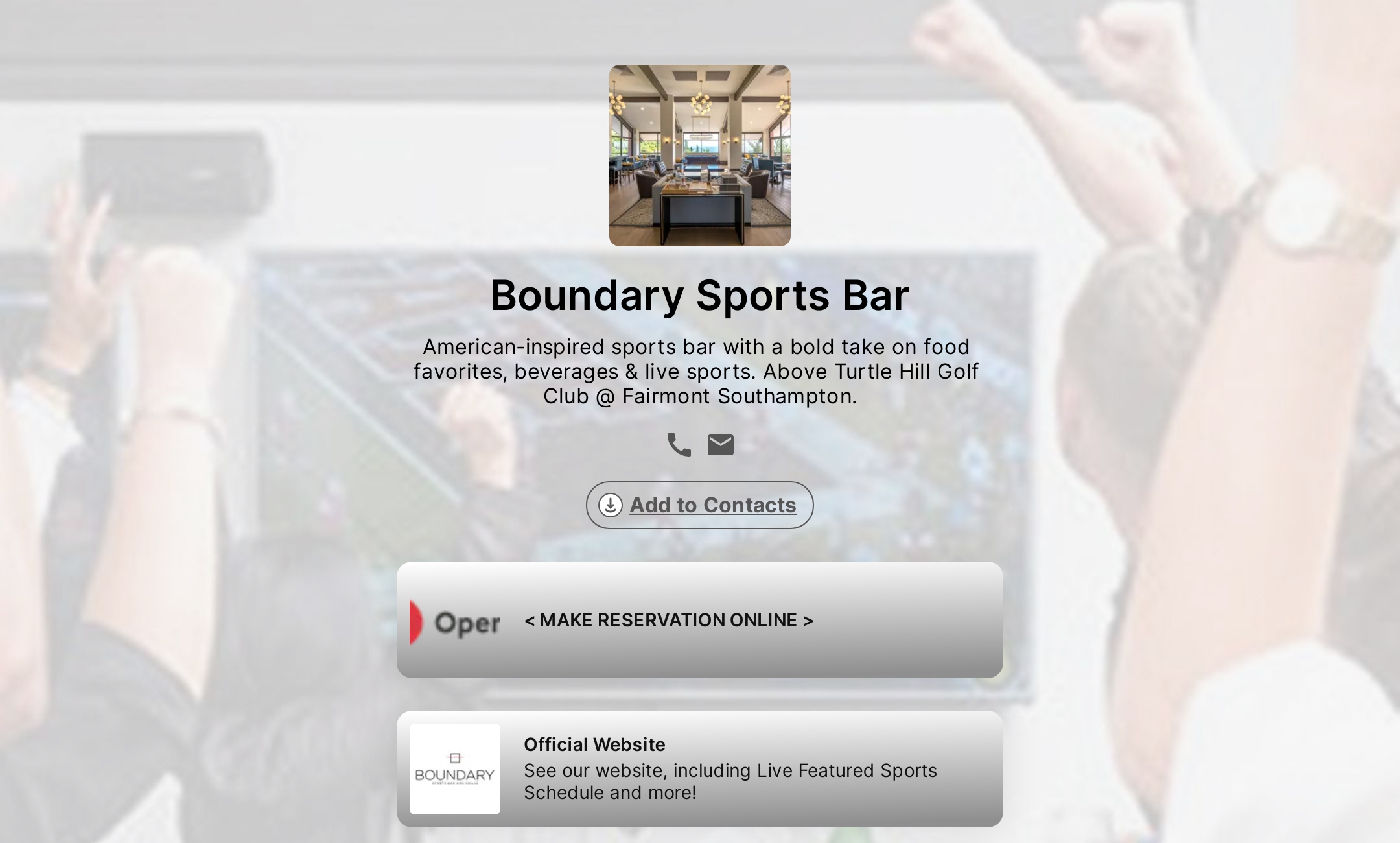 Boundary Sports Bar's Flowpage