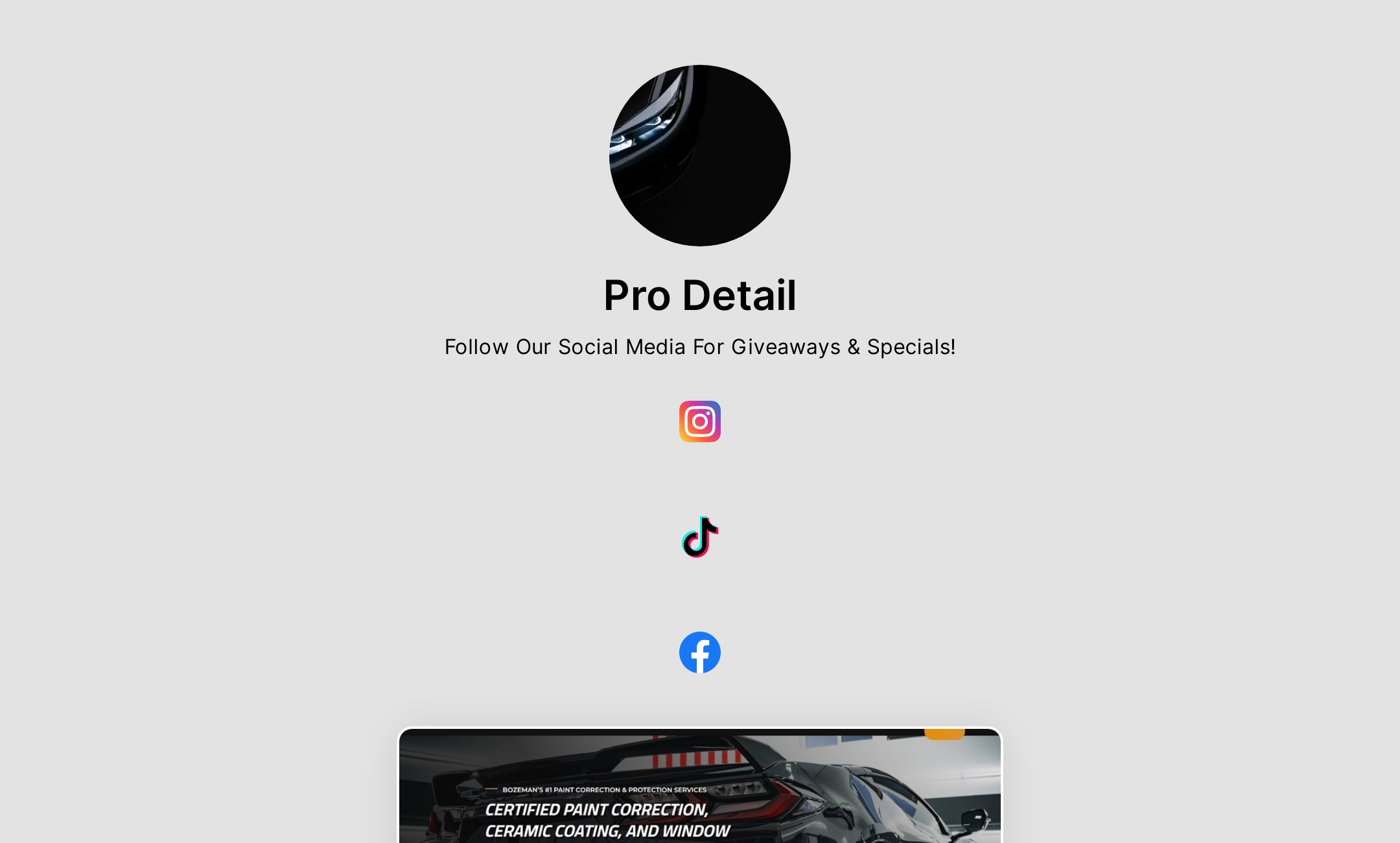Pro Detail's Flowpage