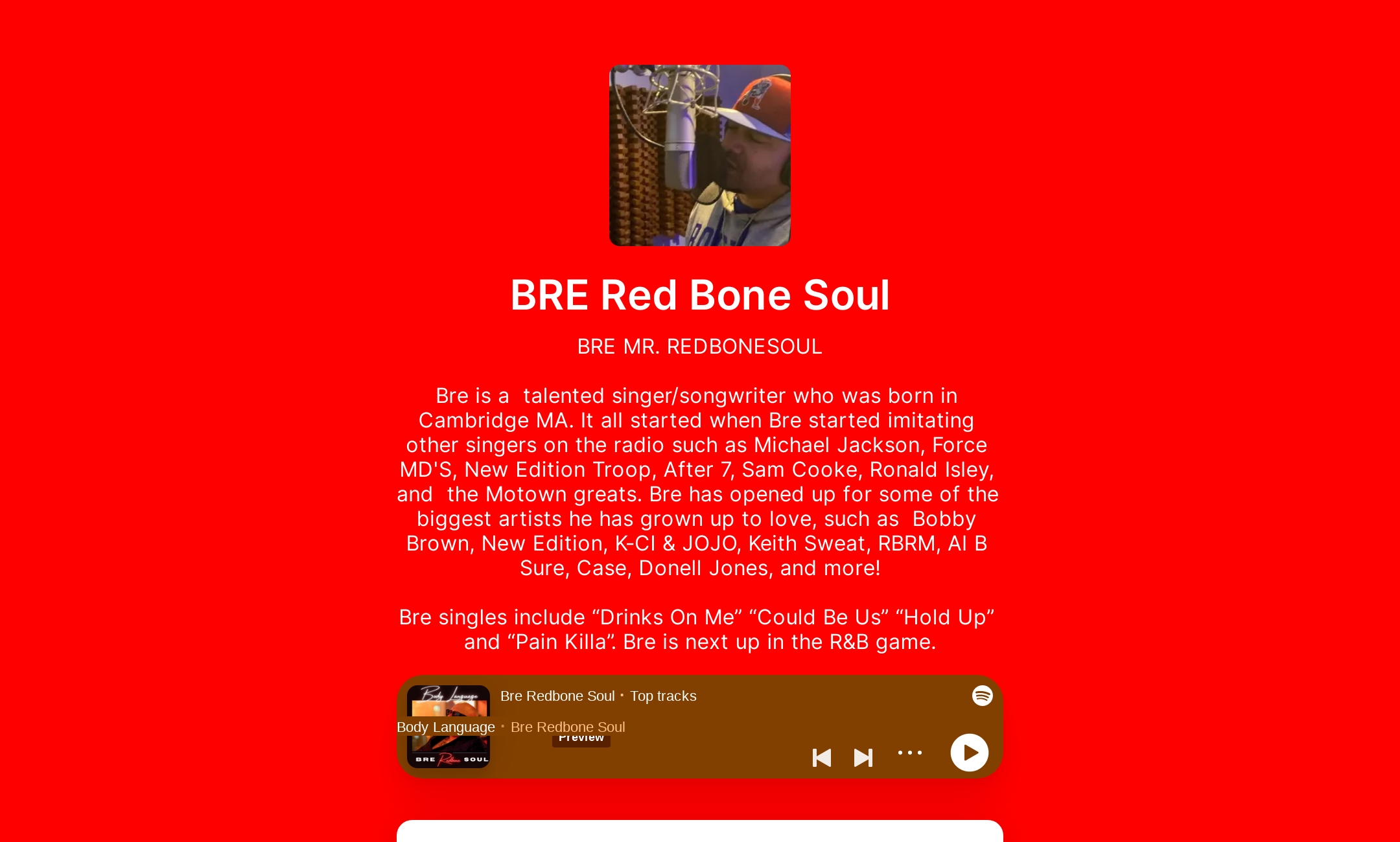 BRE Red Bone Soul's Flowpage