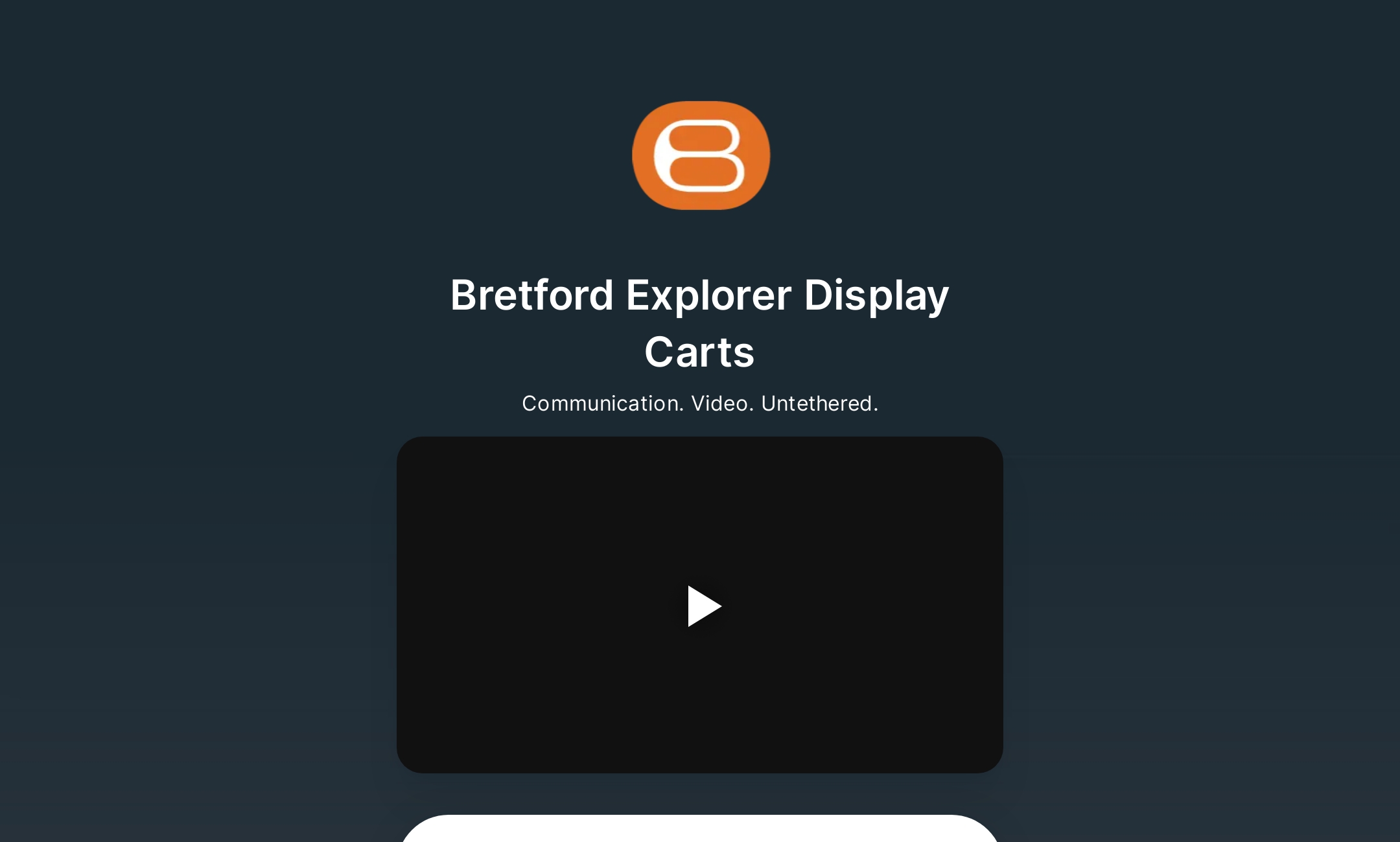 Bretford Explorer Display Carts' Flowpage