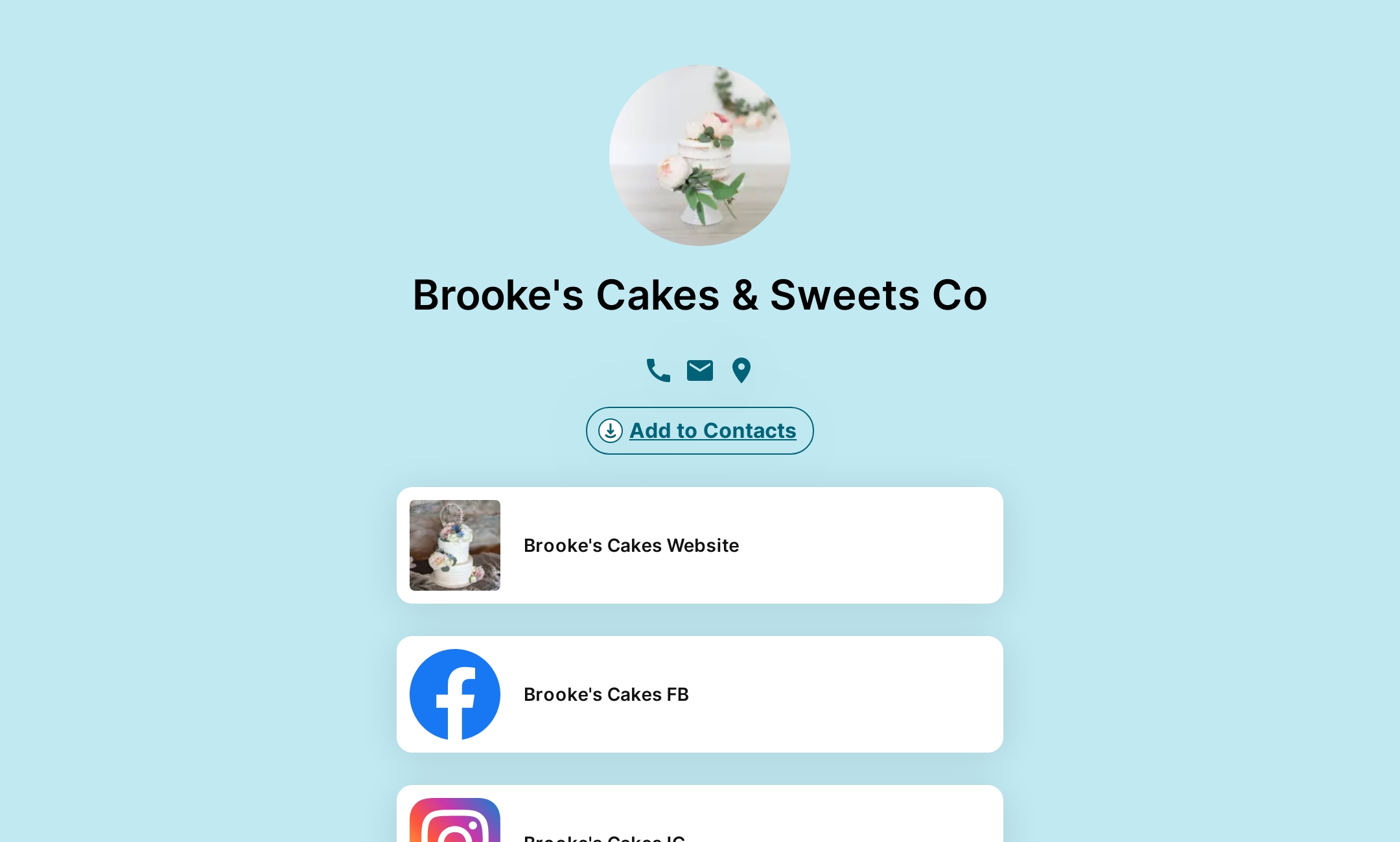 Brooke's Cakes & Sweets Co's Flowpage
