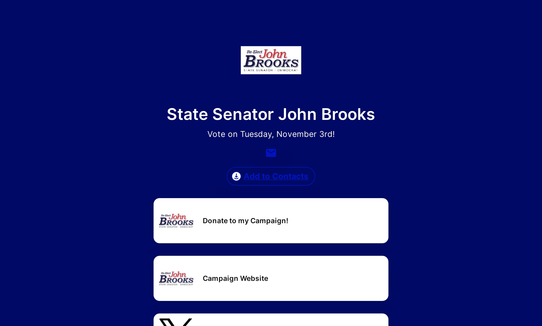State Senator John Brooks' Flowpage