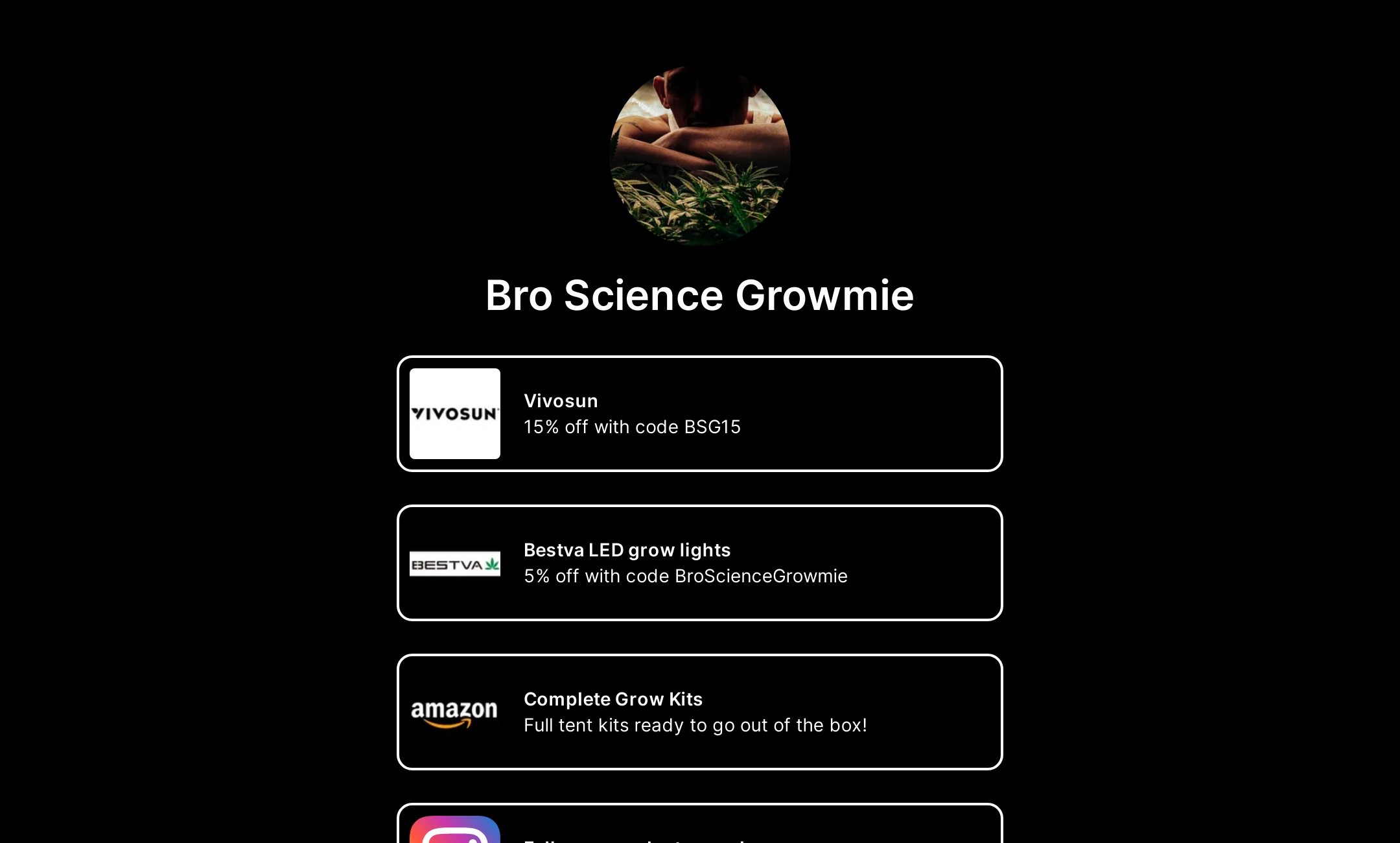 Bro Science Growmie's Flowpage