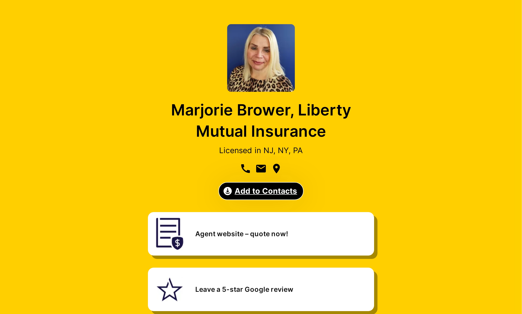 Marjorie Brower, Liberty Mutual Insurance's Flowpage