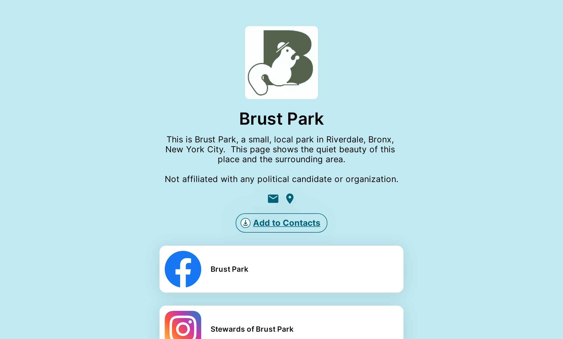 Brust Park's Flowpage