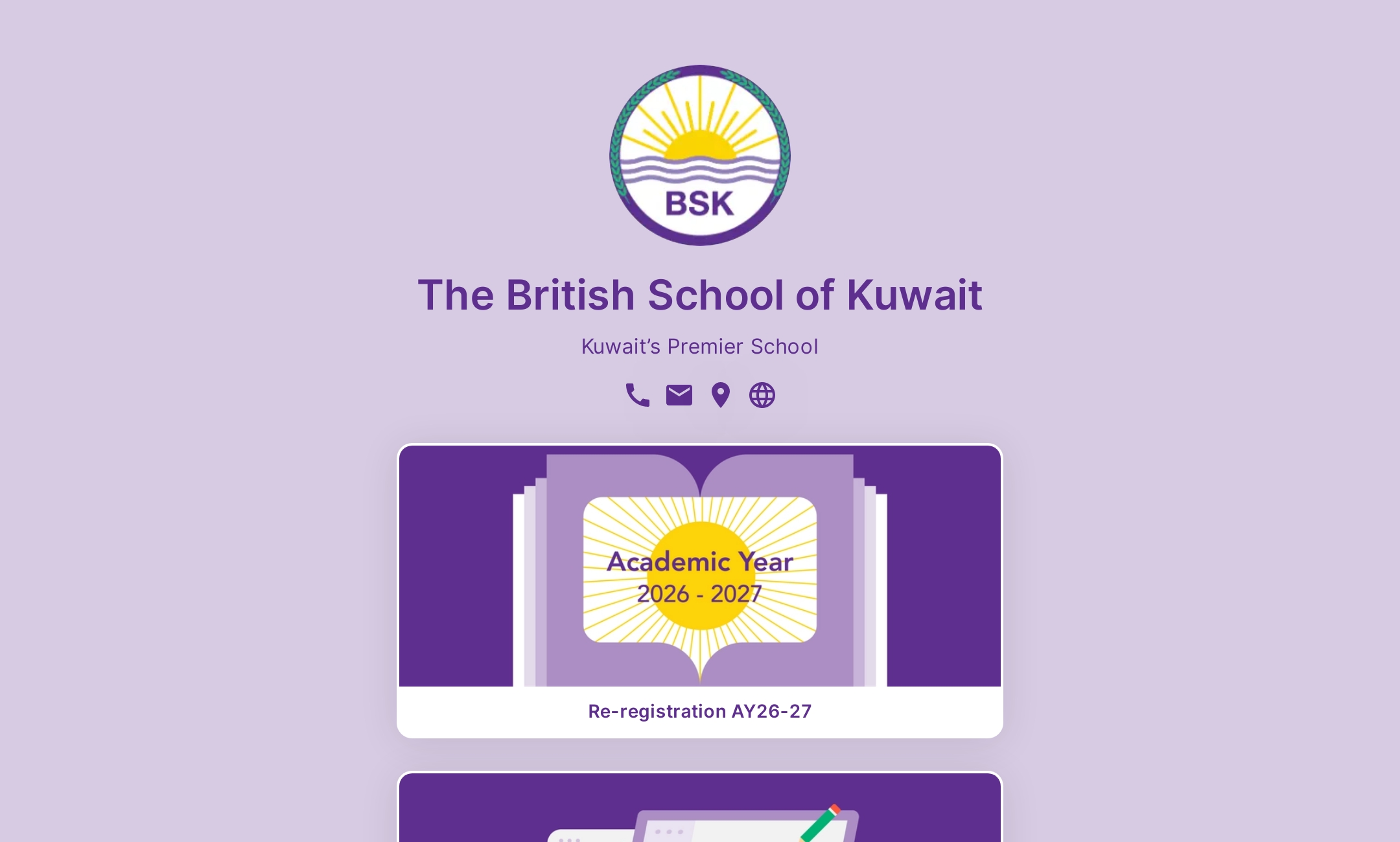 The British School of Kuwait's Flowpage