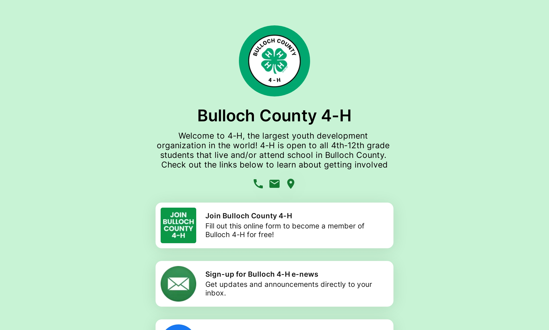 Bulloch County 4-H's Flowpage