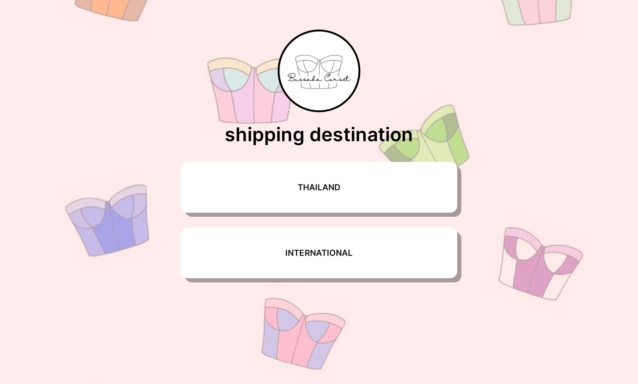 shipping destination 's Flowpage