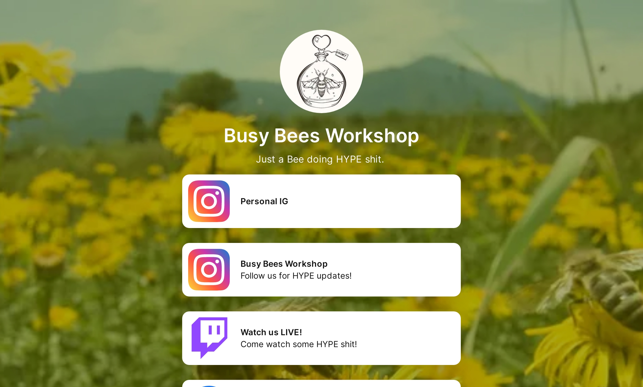 Busy Bees Workshop's Flowpage