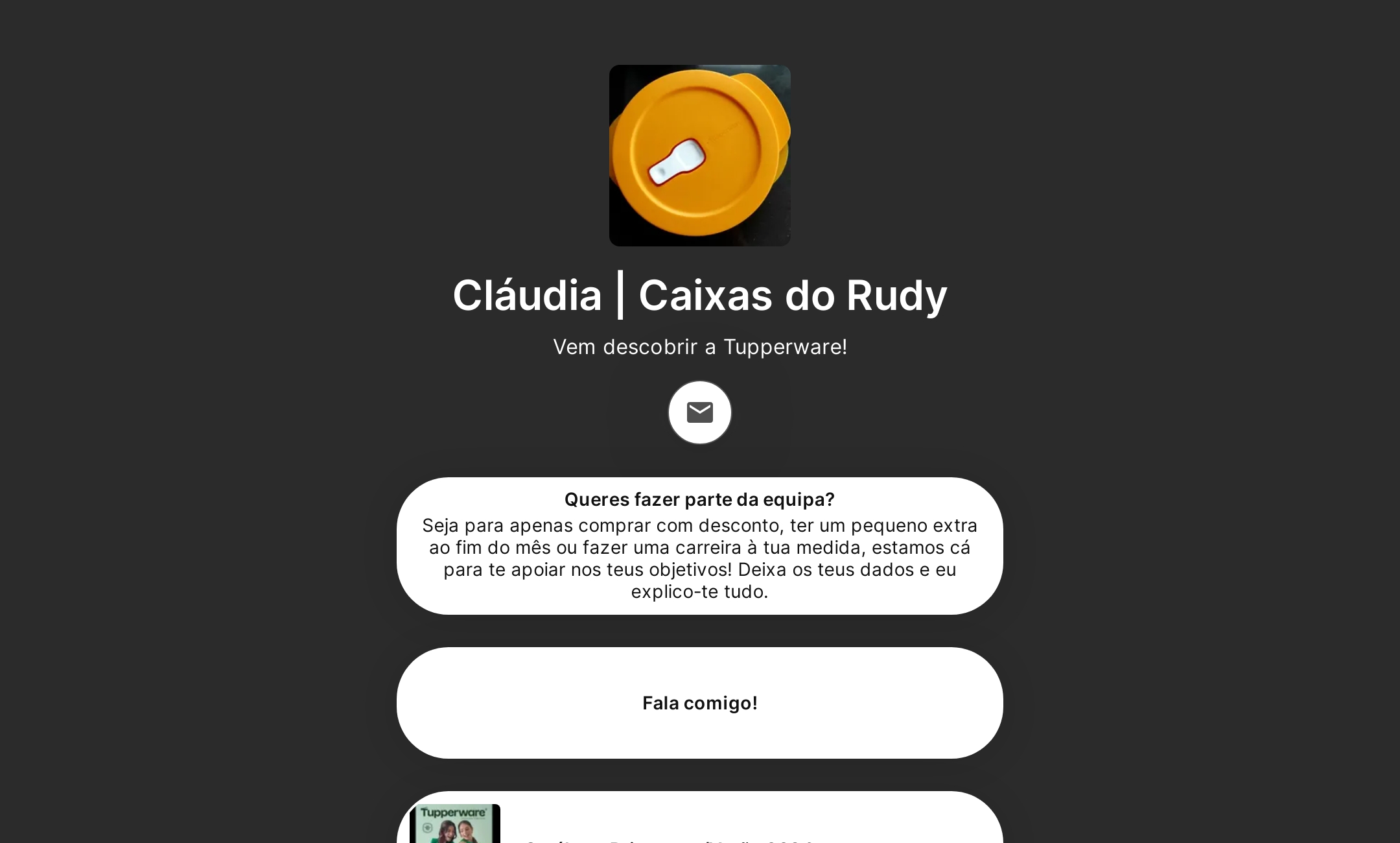 Cláudia | Caixas do Rudy's Flowpage