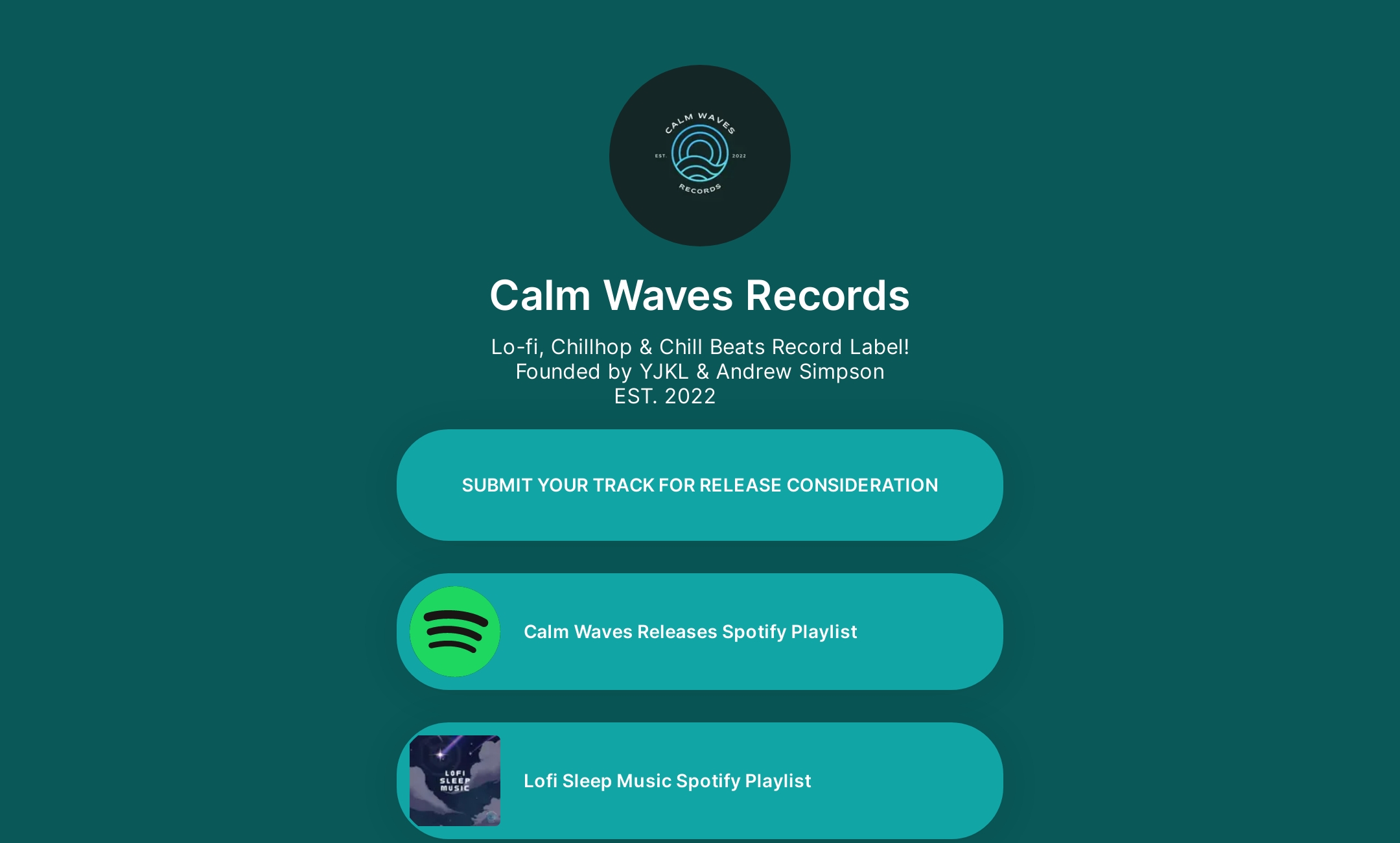 Calm Waves Records' Flowpage