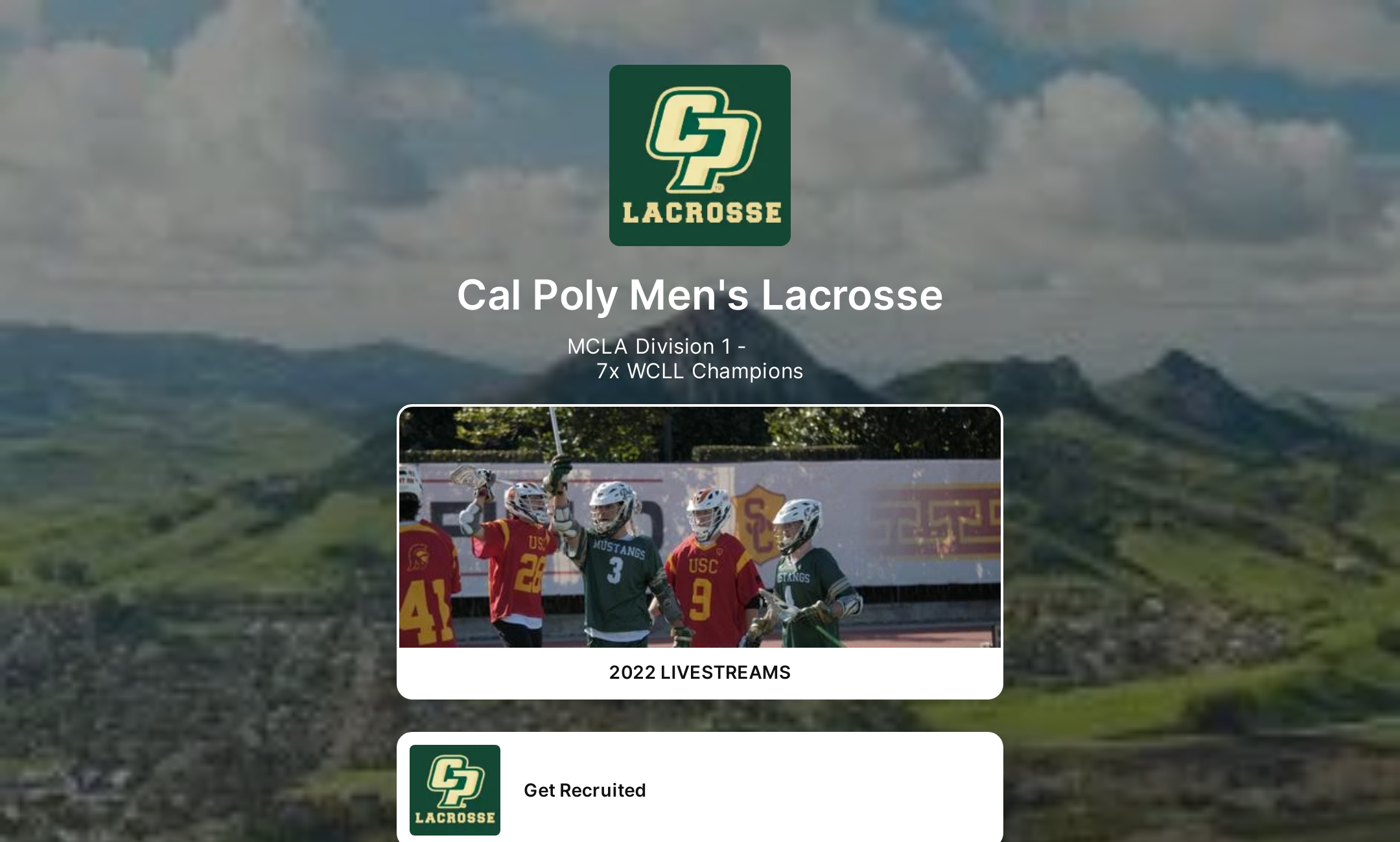 Cal Poly Men's Lacrosse's Flowpage