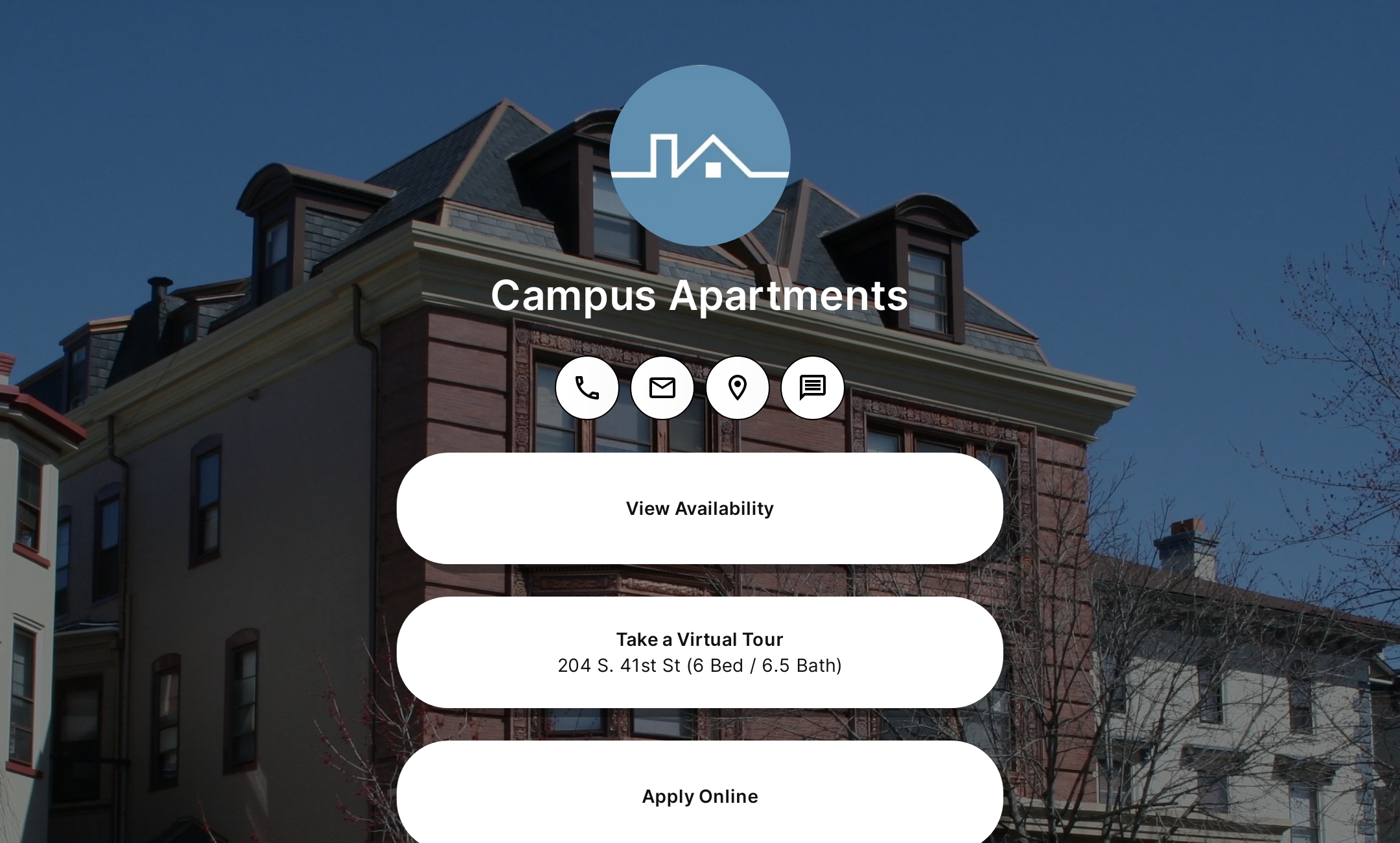 Campus Apartments' Flowpage