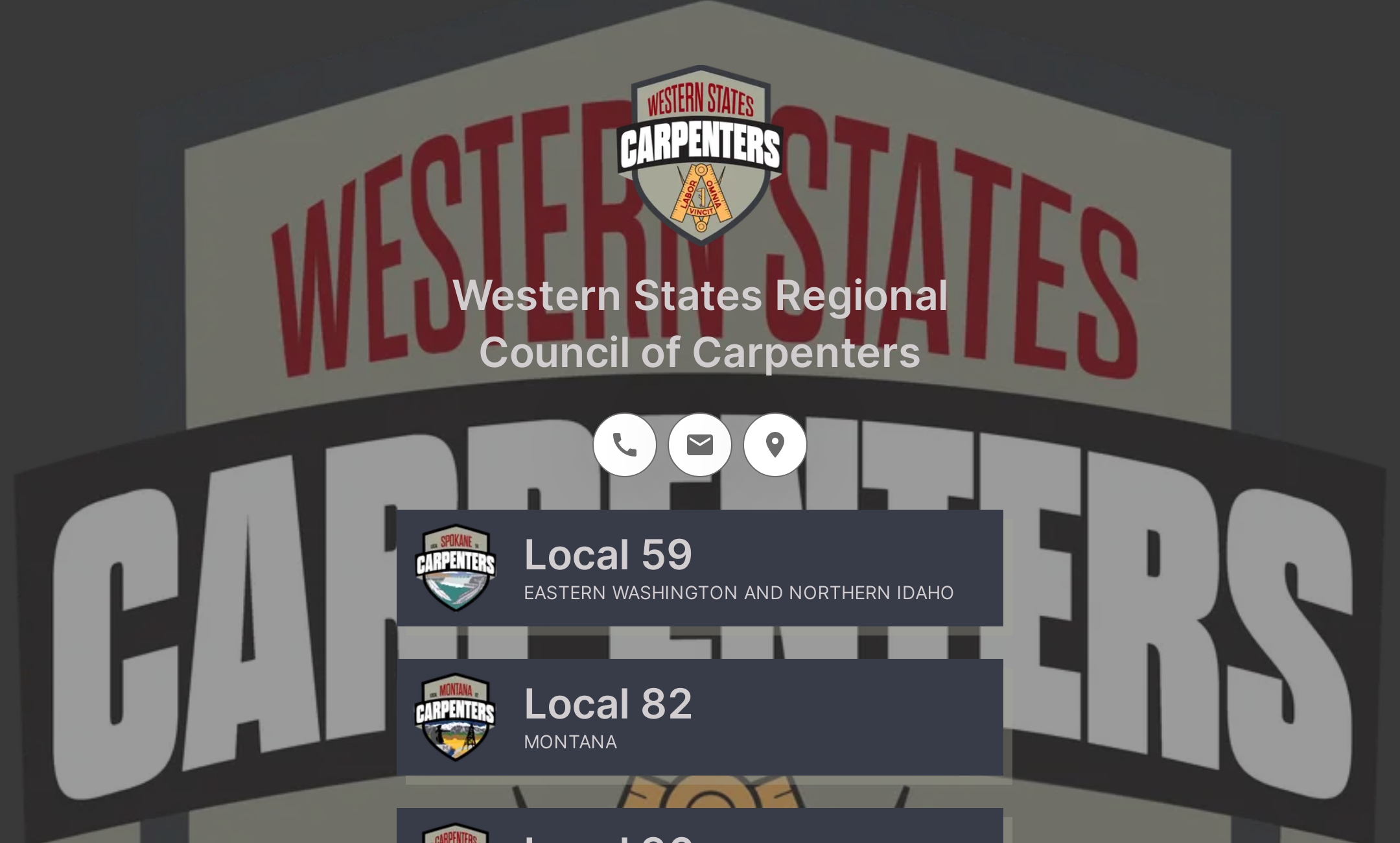 Western States Regional Council of Carpenters' Flowpage