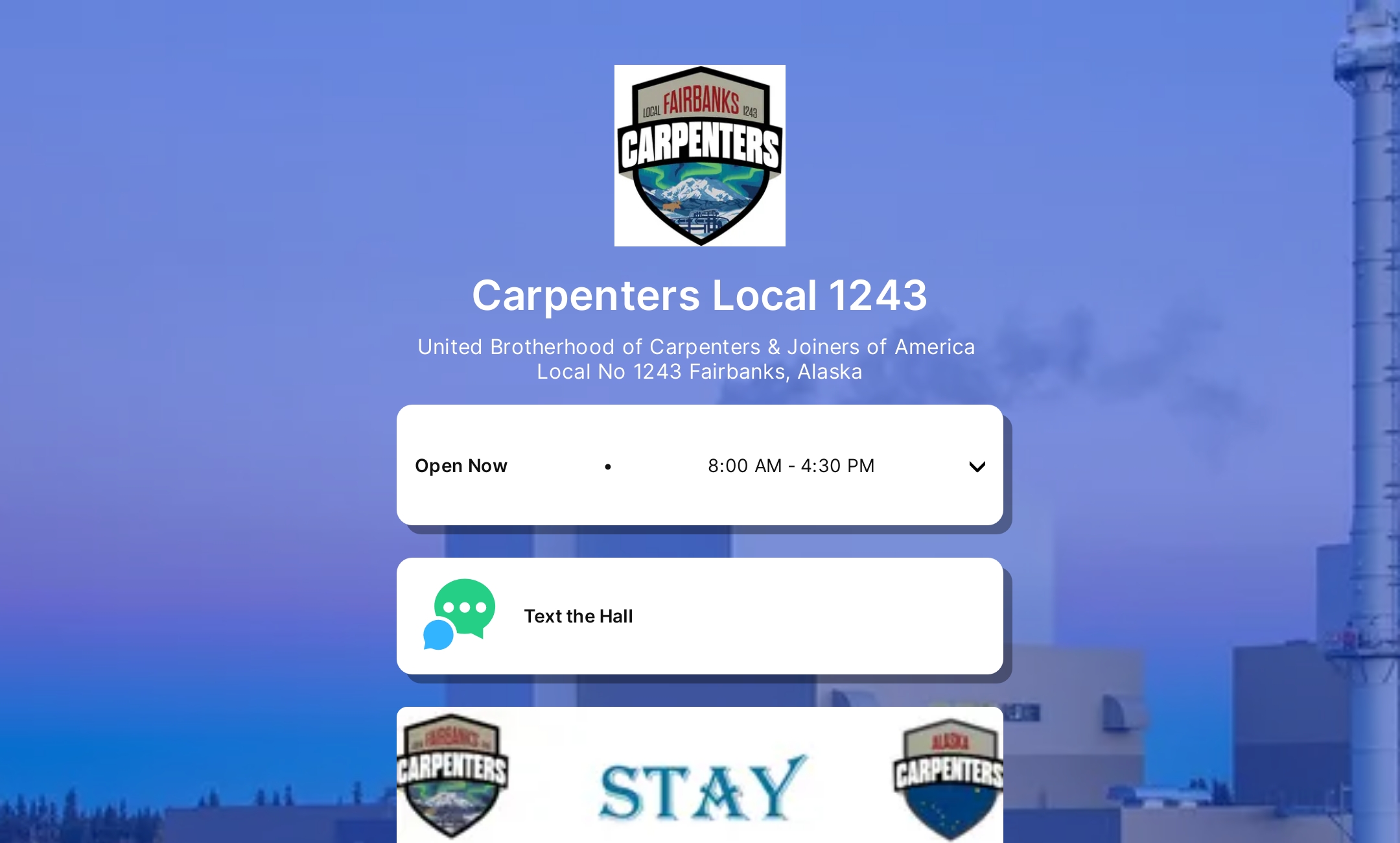 Carpenters Local 1243's Flowpage