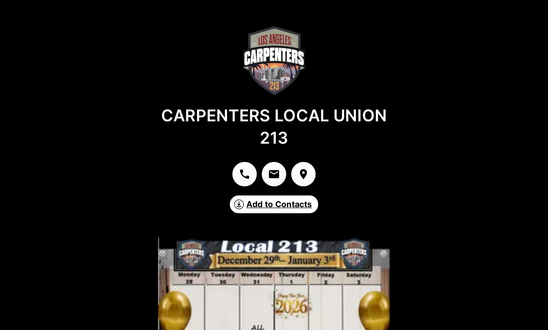CARPENTERS LOCAL UNION 213's Flowpage