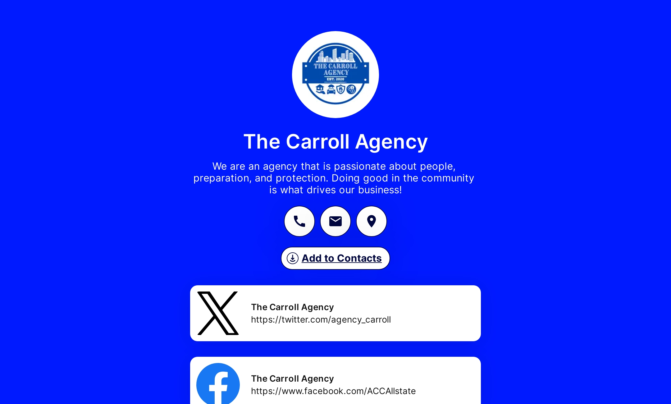 The Carroll Agency's Flowpage