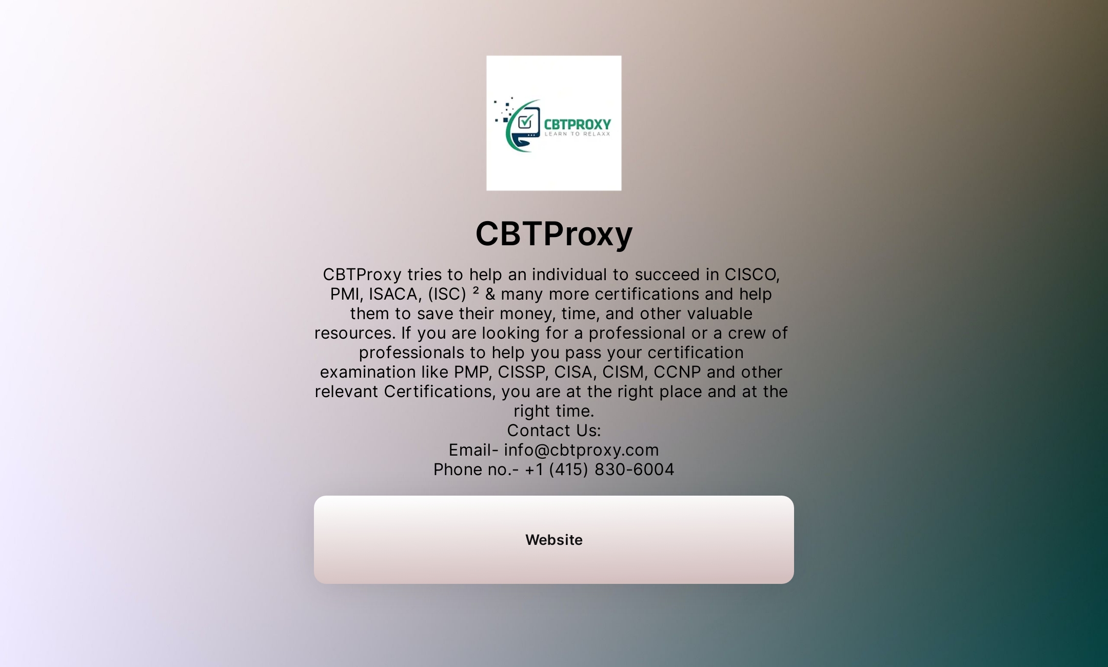 CBTProxy's Flowpage