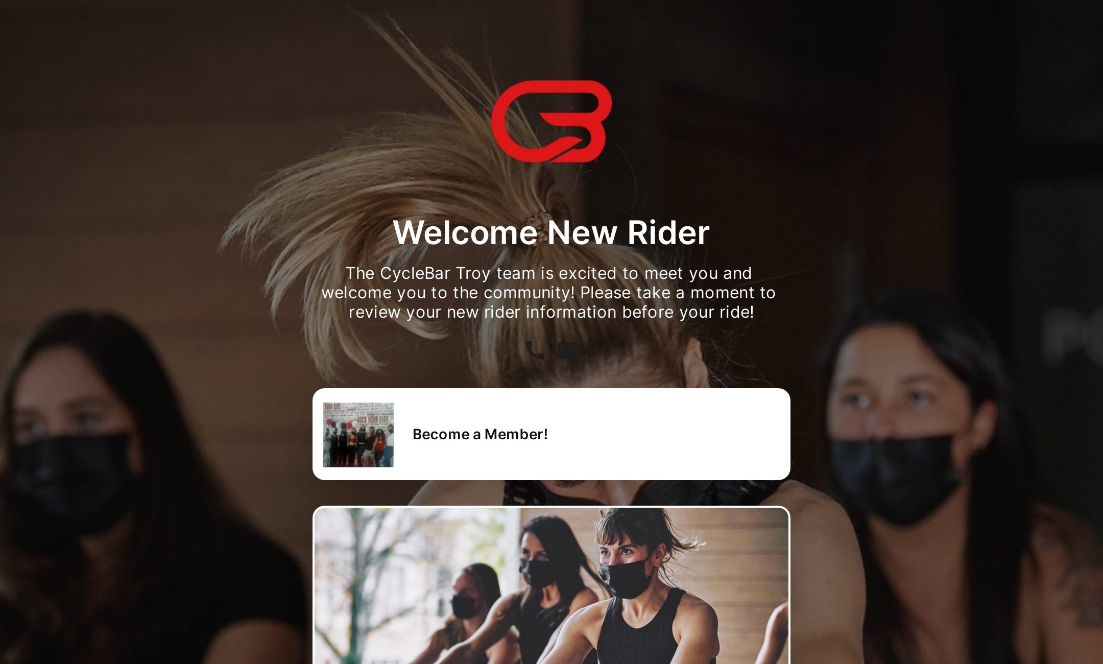 Welcome New Rider's Flowpage