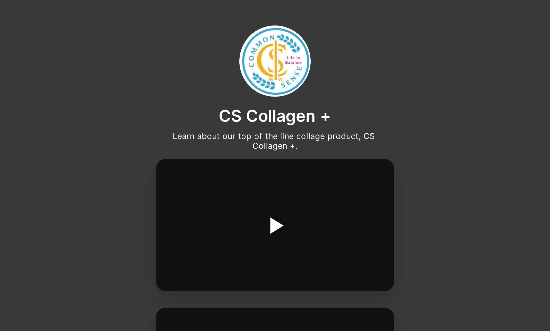 CS Collagen +'s Flowpage