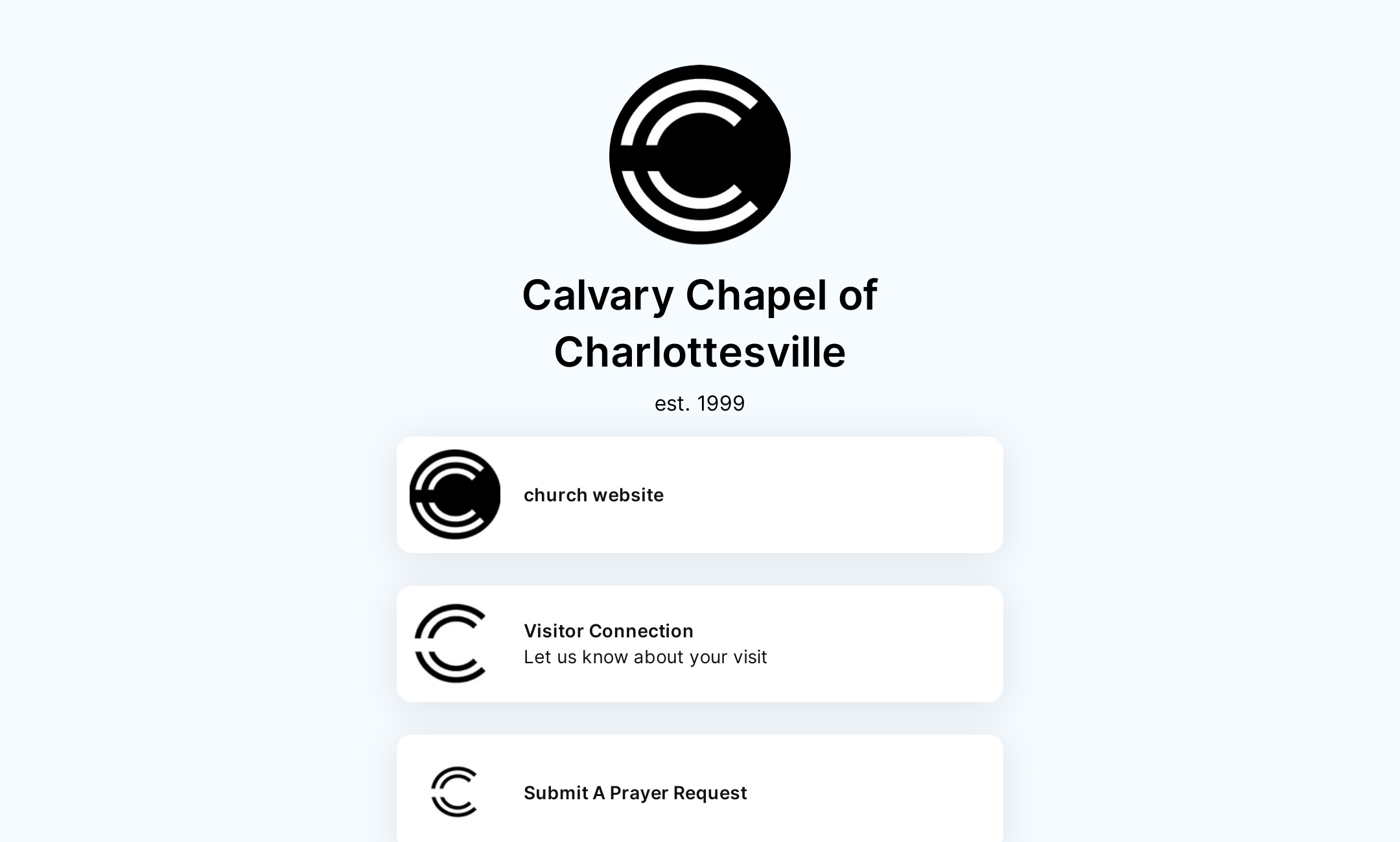 Calvary Chapel of Charlottesville's Flowpage