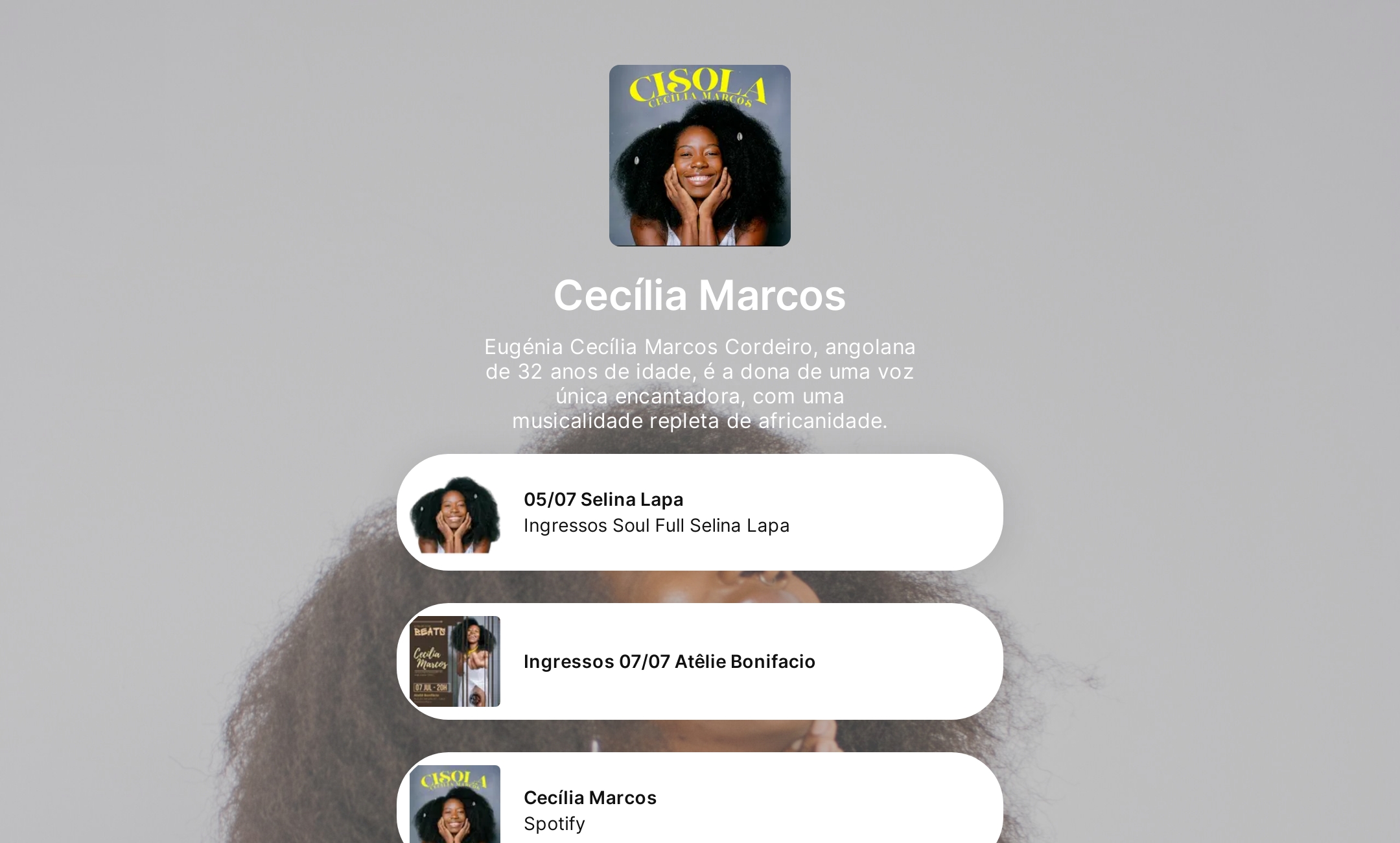 Cecília Marcos' Flowpage