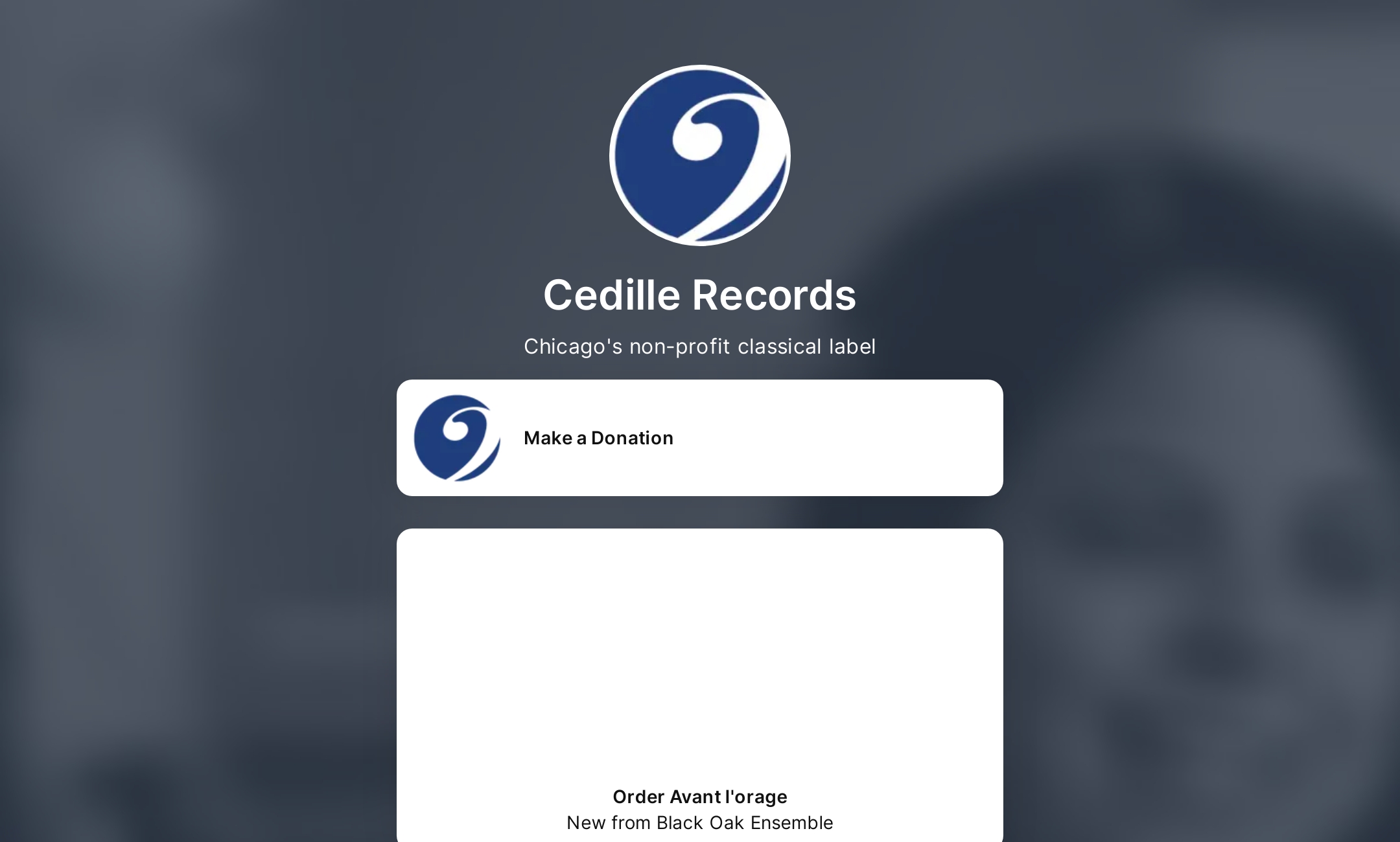Cedille Records' Flowpage