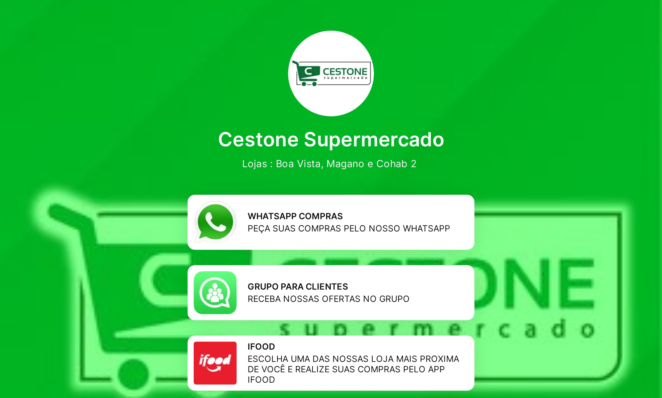 Cestone Supermercado's Flowpage