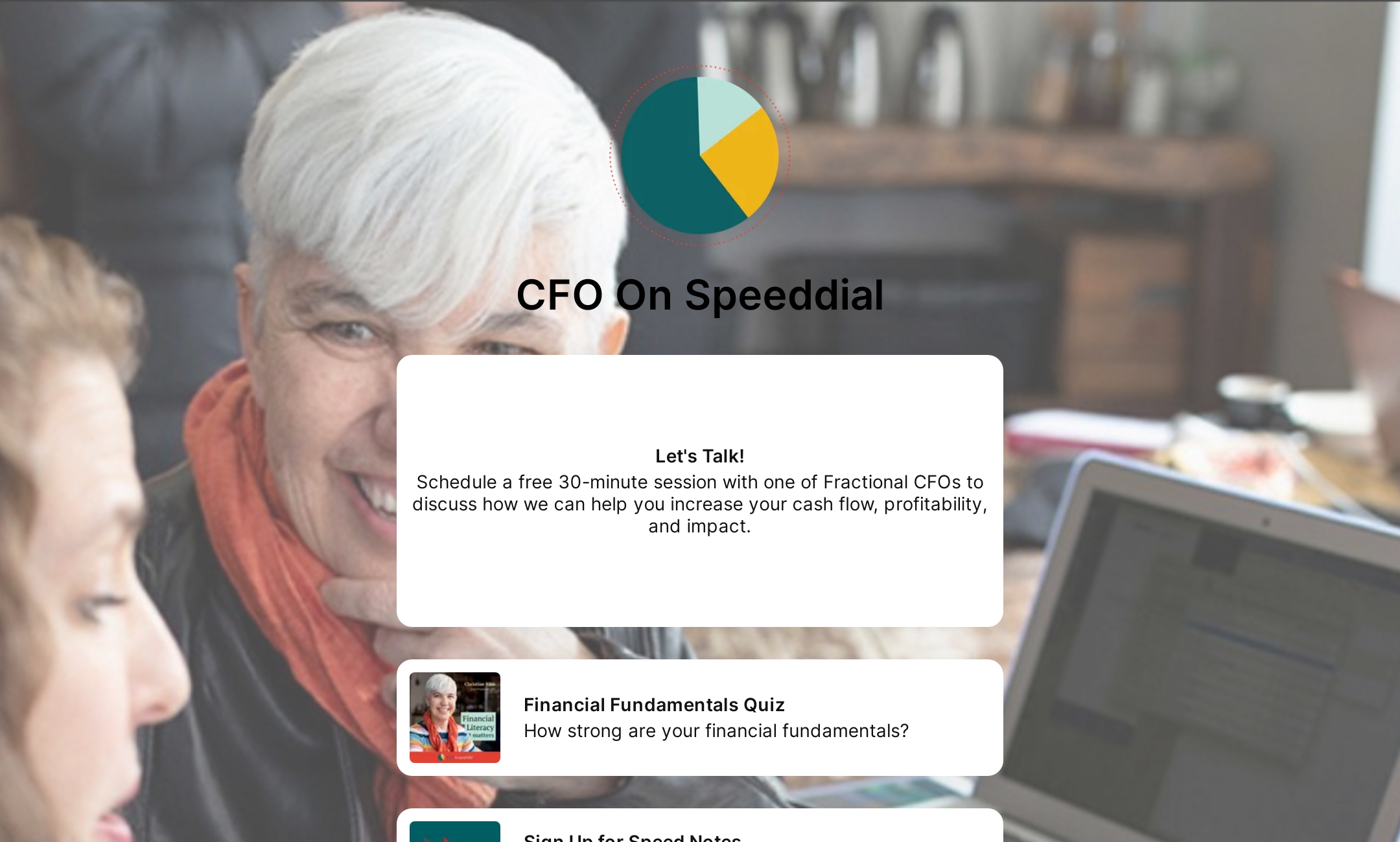 CFO On Speeddial's Flowpage