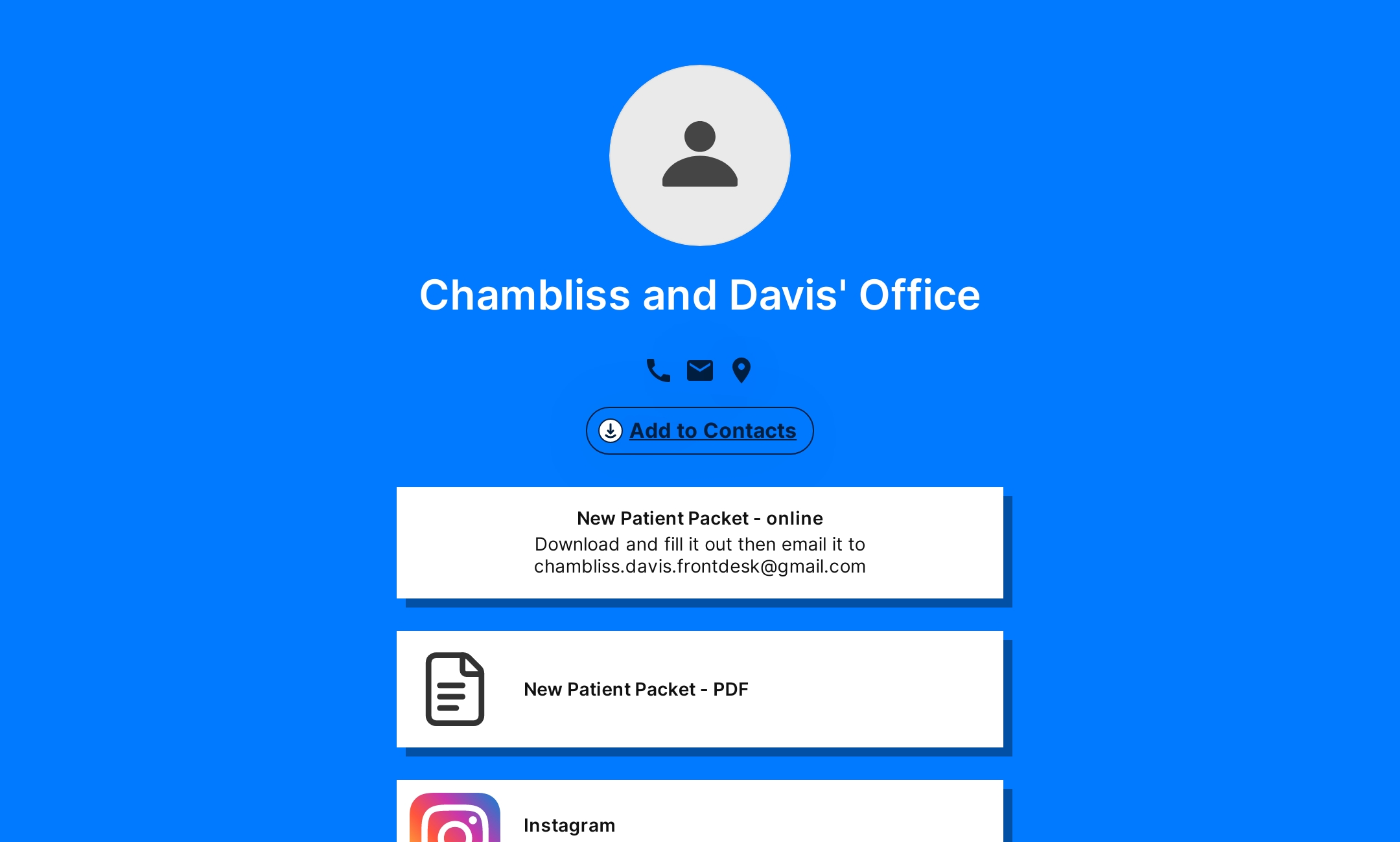 Chambliss and Davis' Office's Flowpage