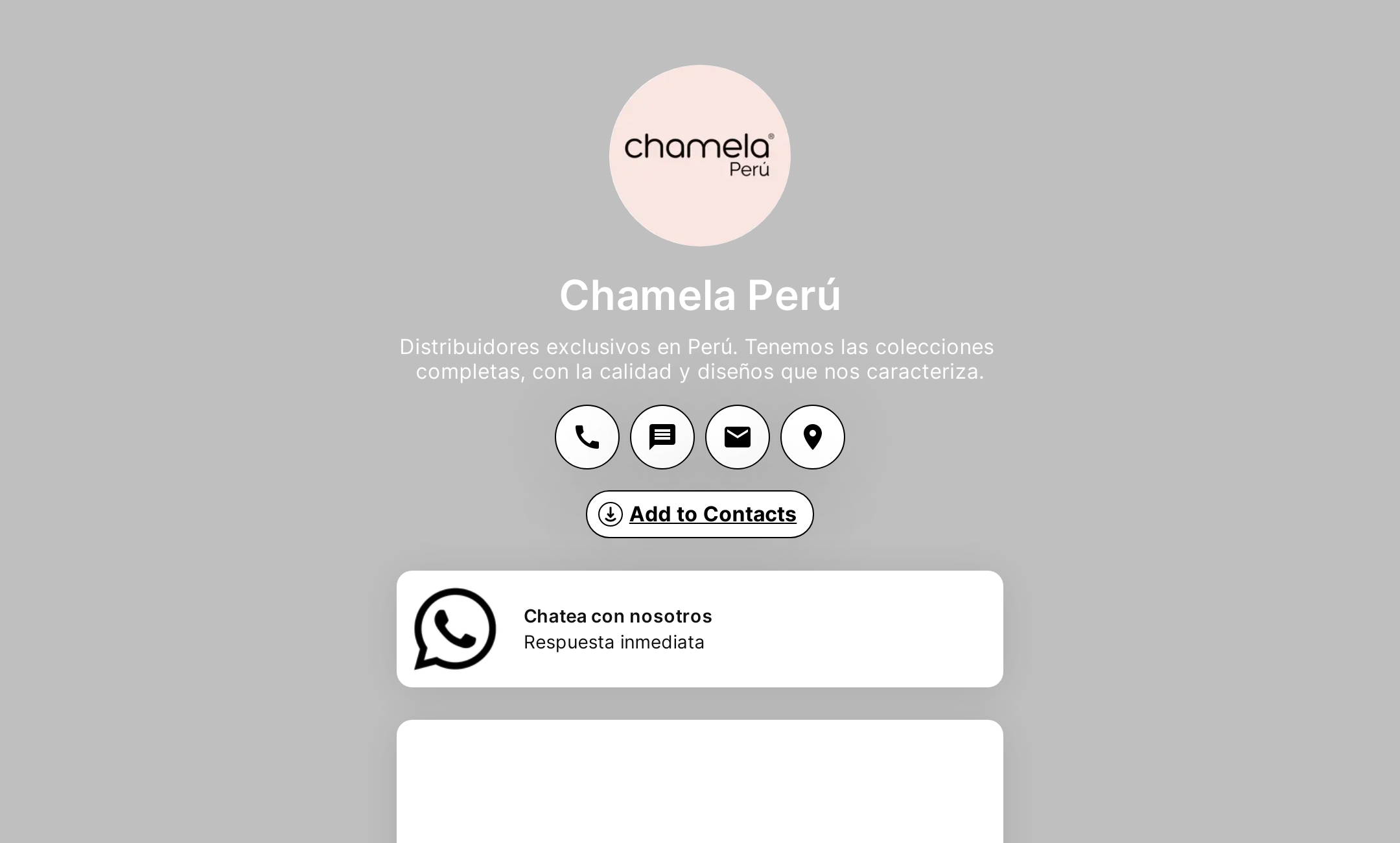 Chamela Perú's Flowpage