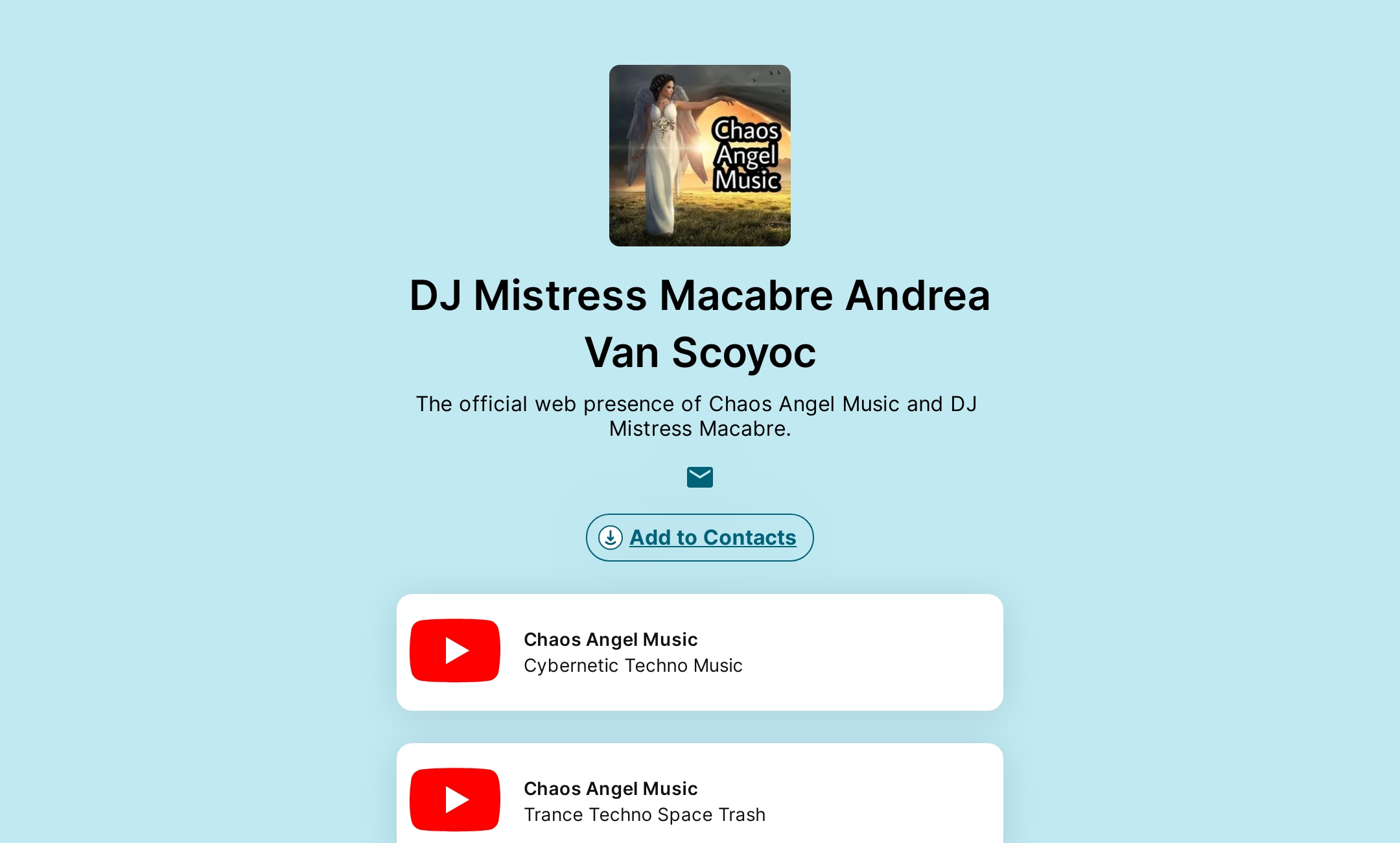 DJ Mistress Macabre Andrea Van Scoyoc's Flowpage