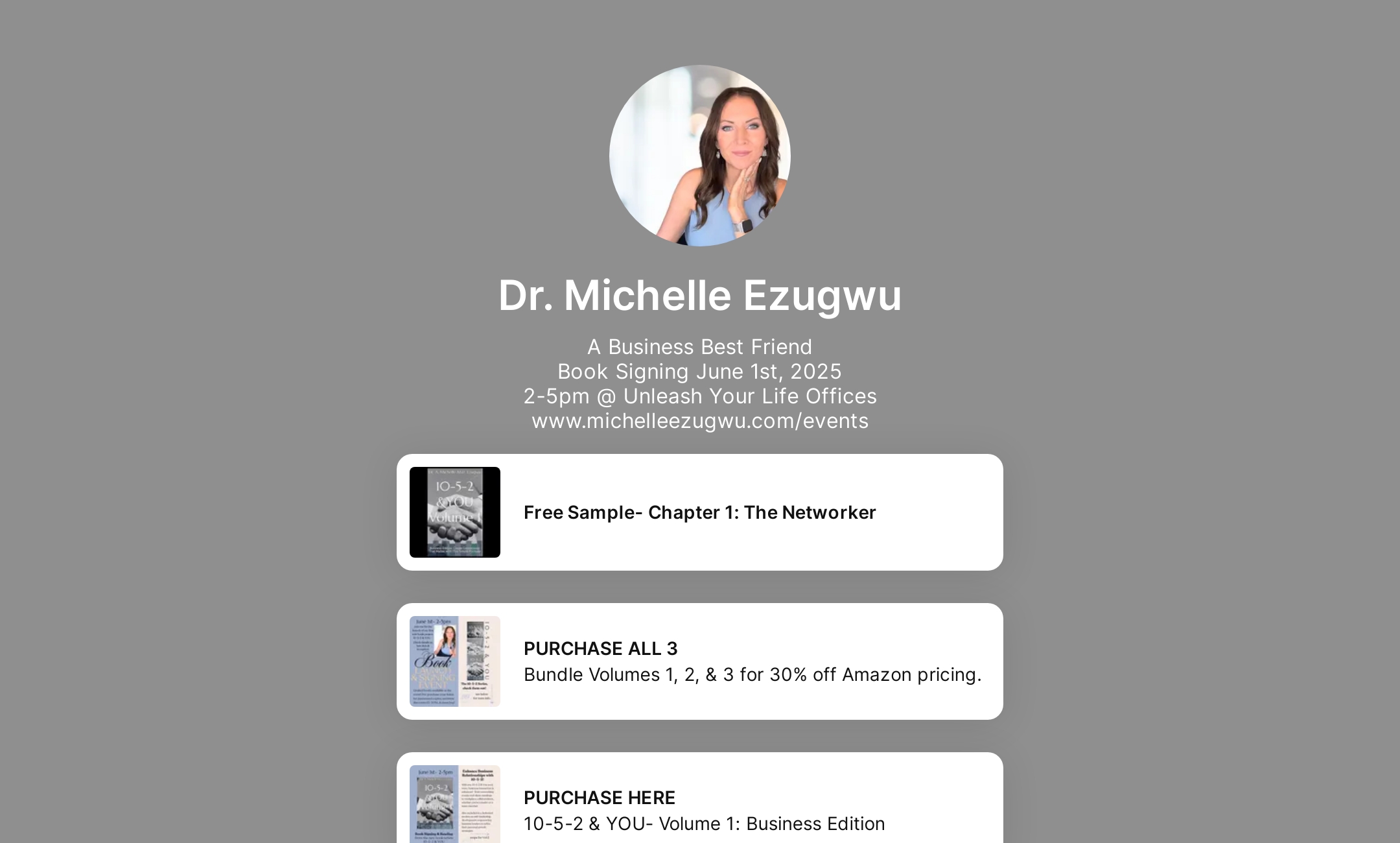 Dr. Michelle Ezugwu's Flowpage