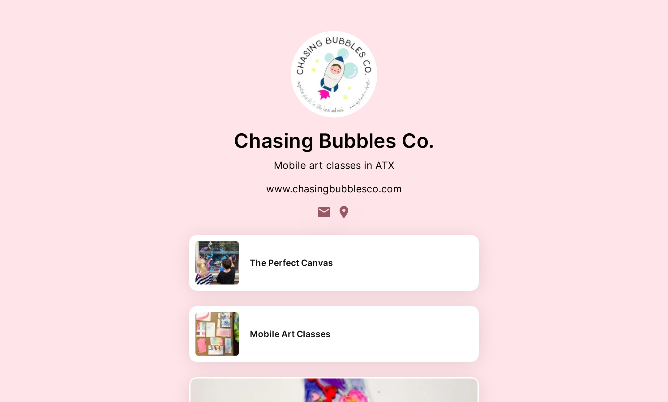 Chasing Bubbles Co.'s Flowpage