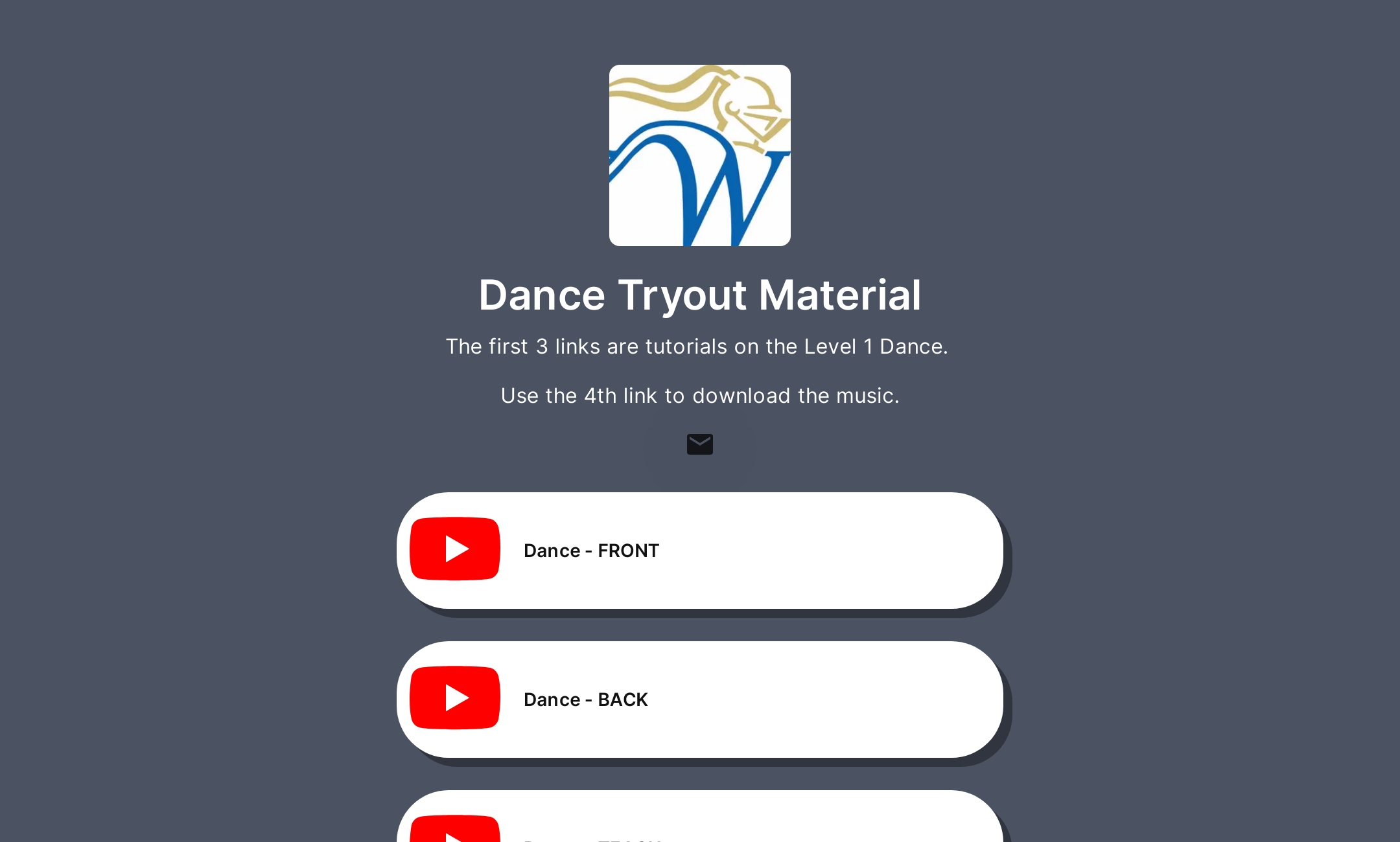 Dance Tryout Material's Flowpage