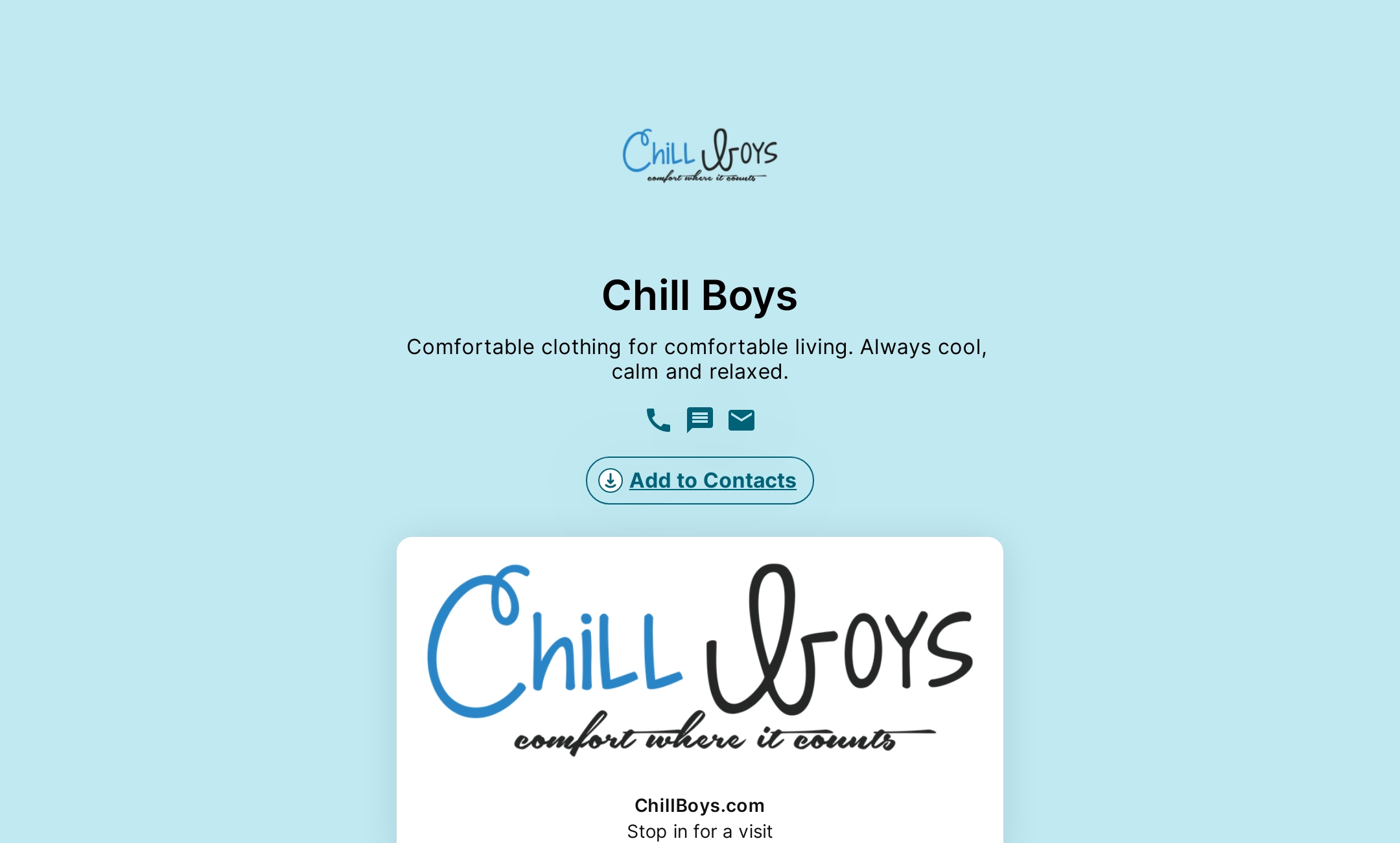 Chill Boys' Flowpage