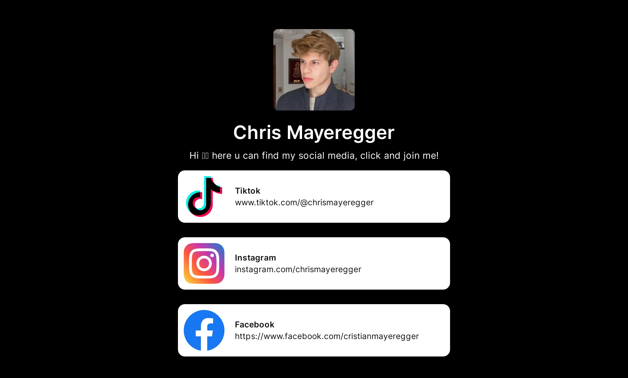 Chris Mayeregger's Flowpage