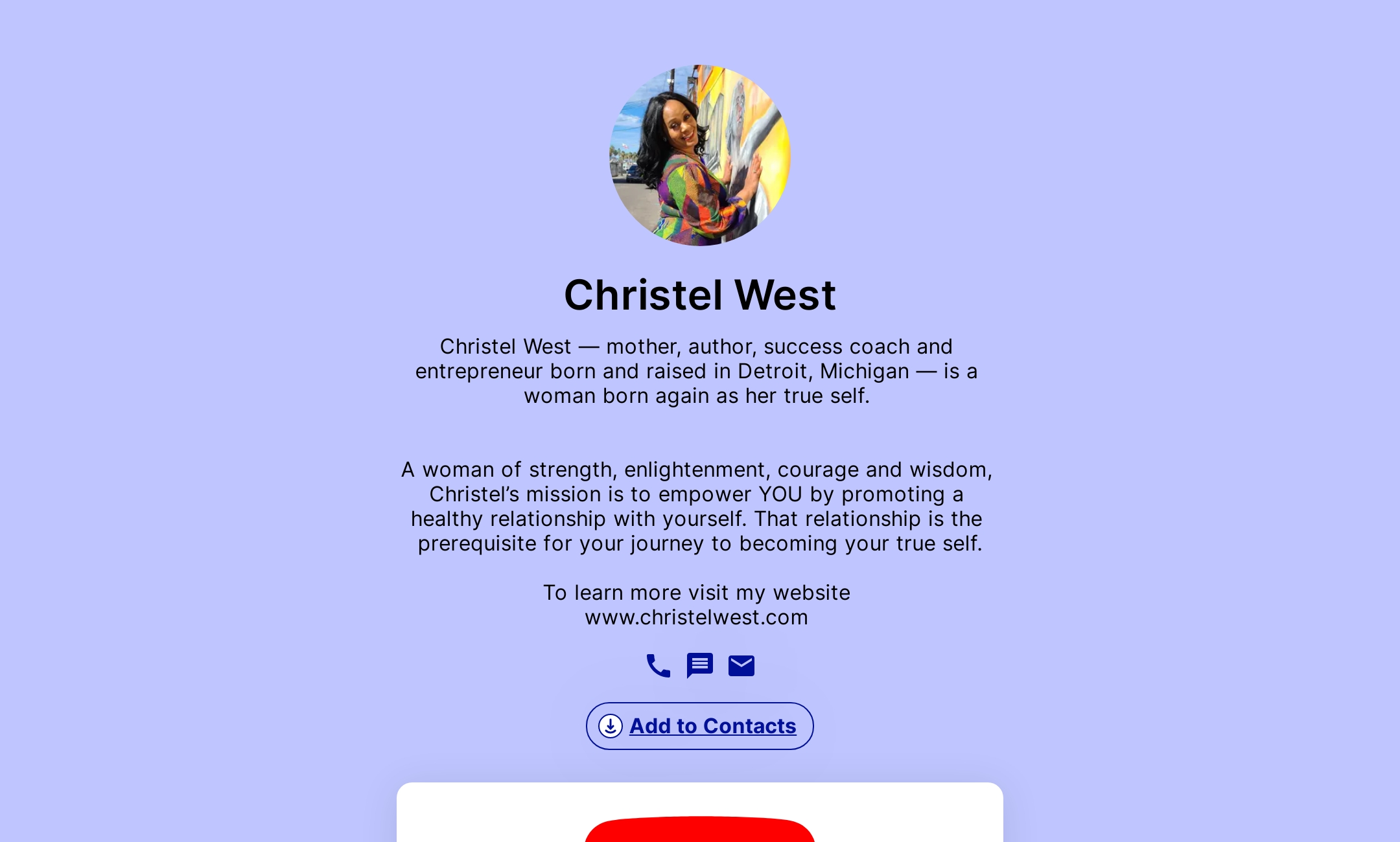 Christel West 's Flowpage