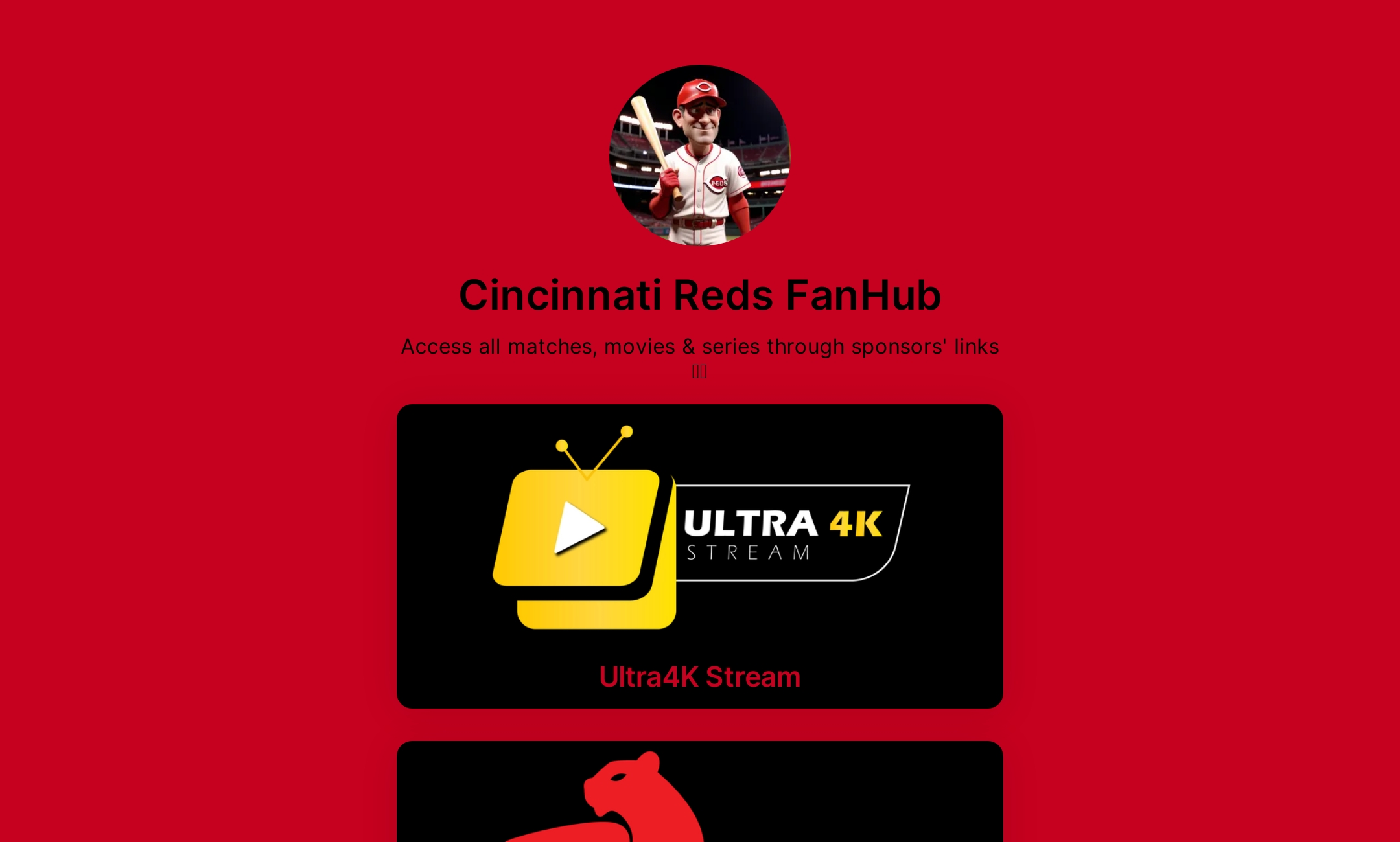 Cincinnati Reds FanHub's Flowpage